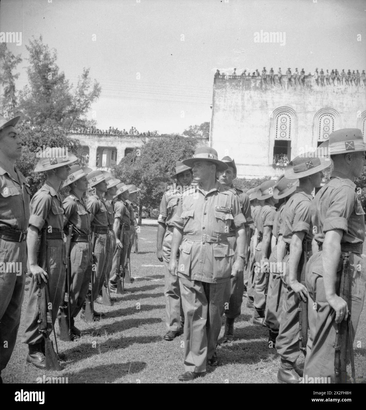 Lieutenant General Sir Montagu Stopford, commanding officer of the ...