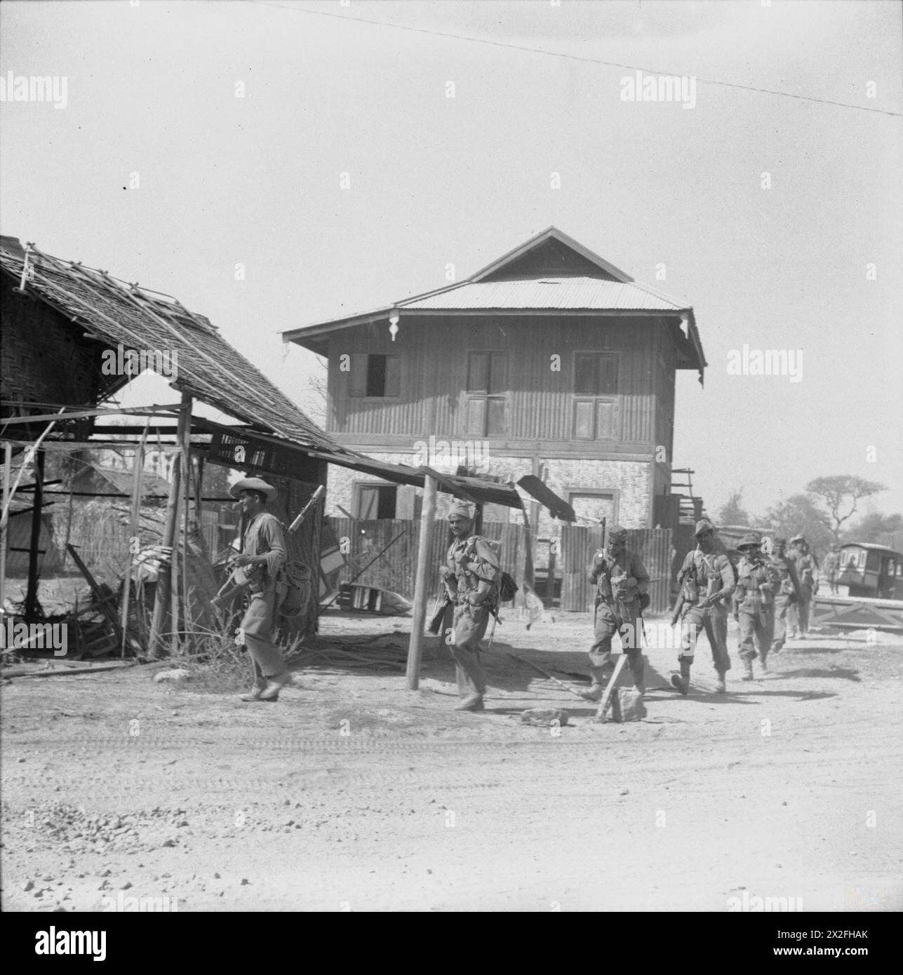 THE BRITISH ARMY IN BURMA 1945 - Men of the 1/15th Punjab Regiment ...