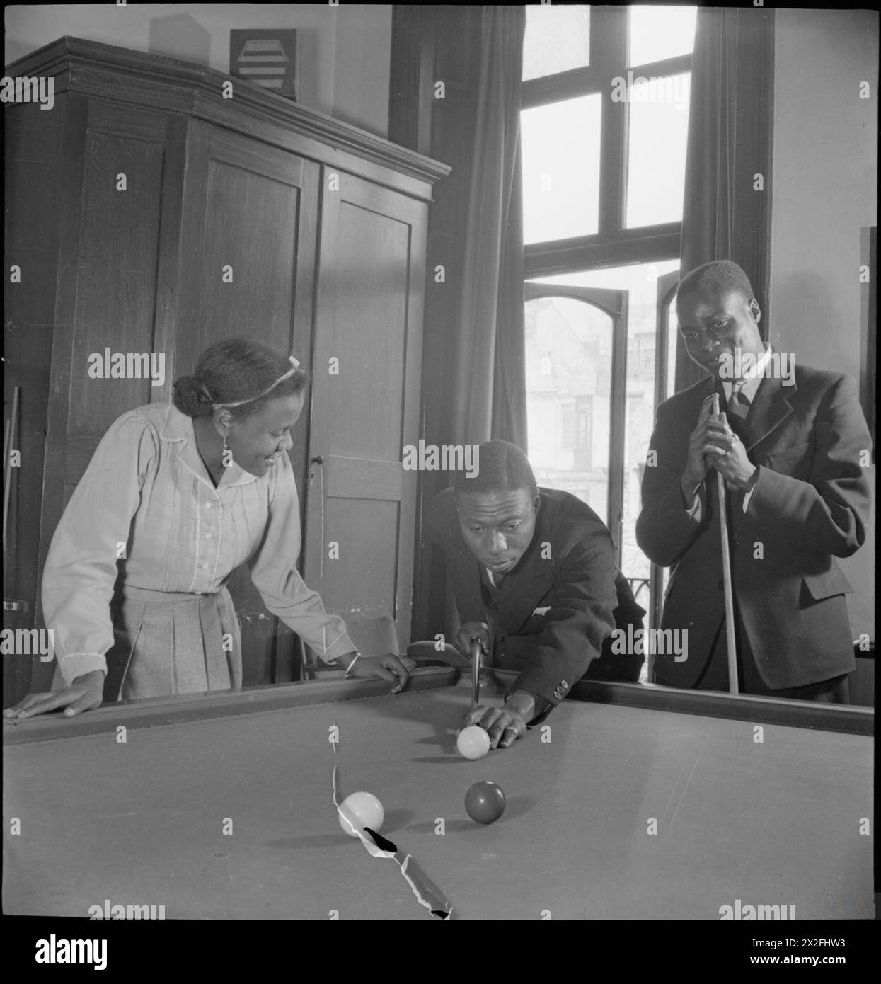 At the Colonial Centre in Russell Square, London, in 1944, Miss ...