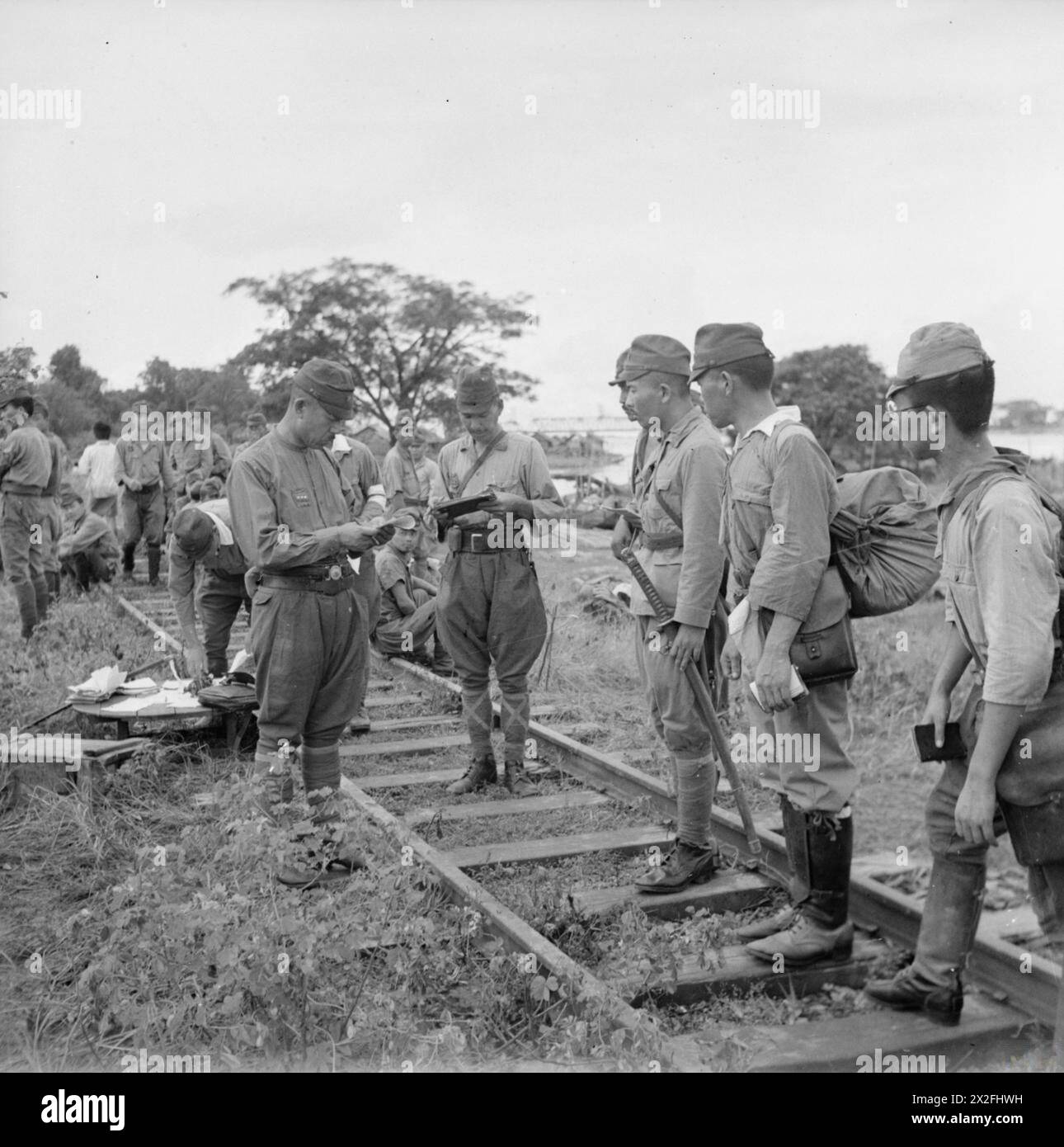 THE JAPANESE SURRENDER IN BURMA, 1945 - The commander of the Japanese ...