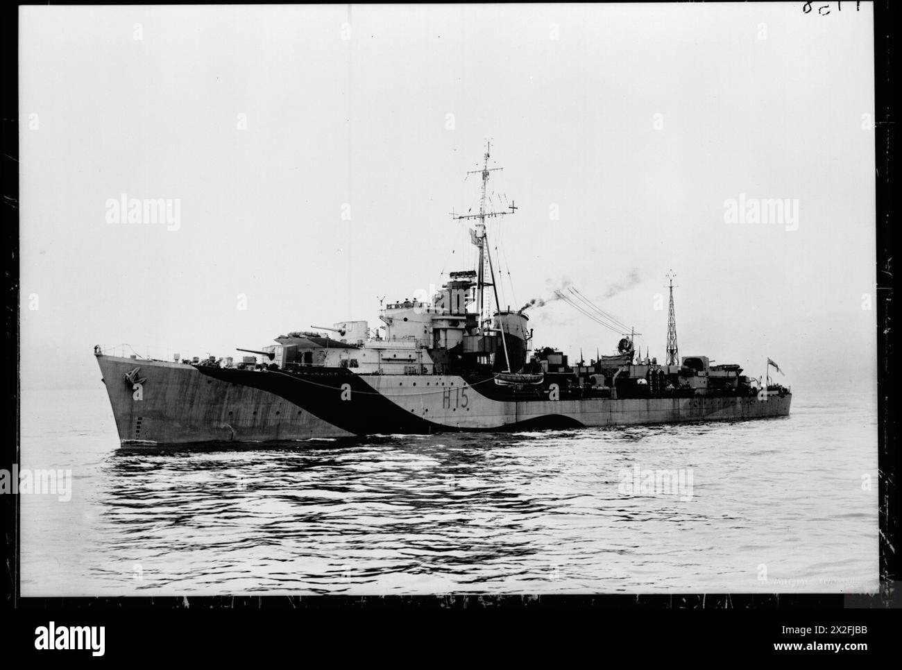 HMS Raider, later renamed Rana, underway at sea, showing the vessel in ...