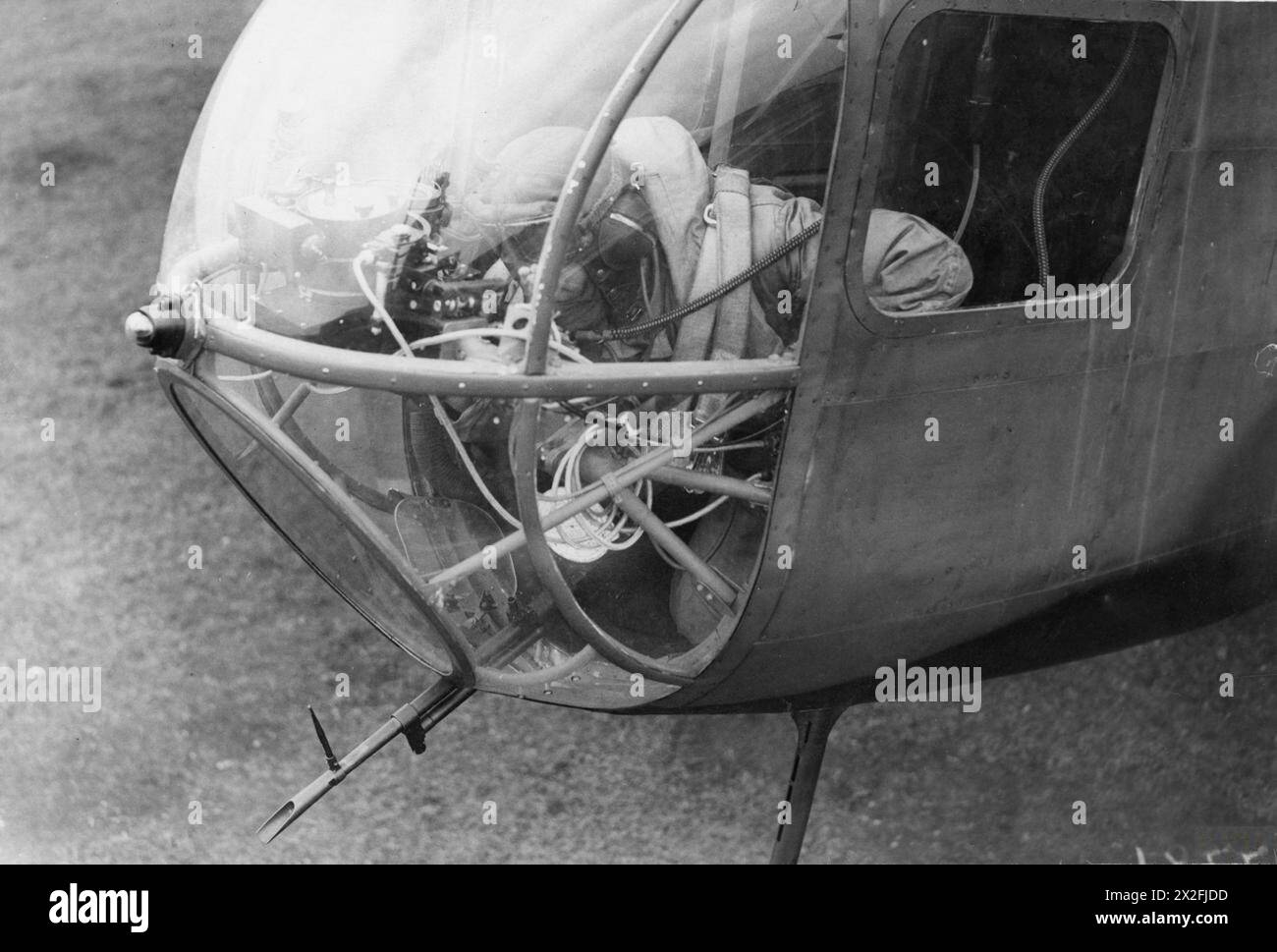 RAF BOMBER COMMAND - The navigator of a Handley Page Hampden seen at ...