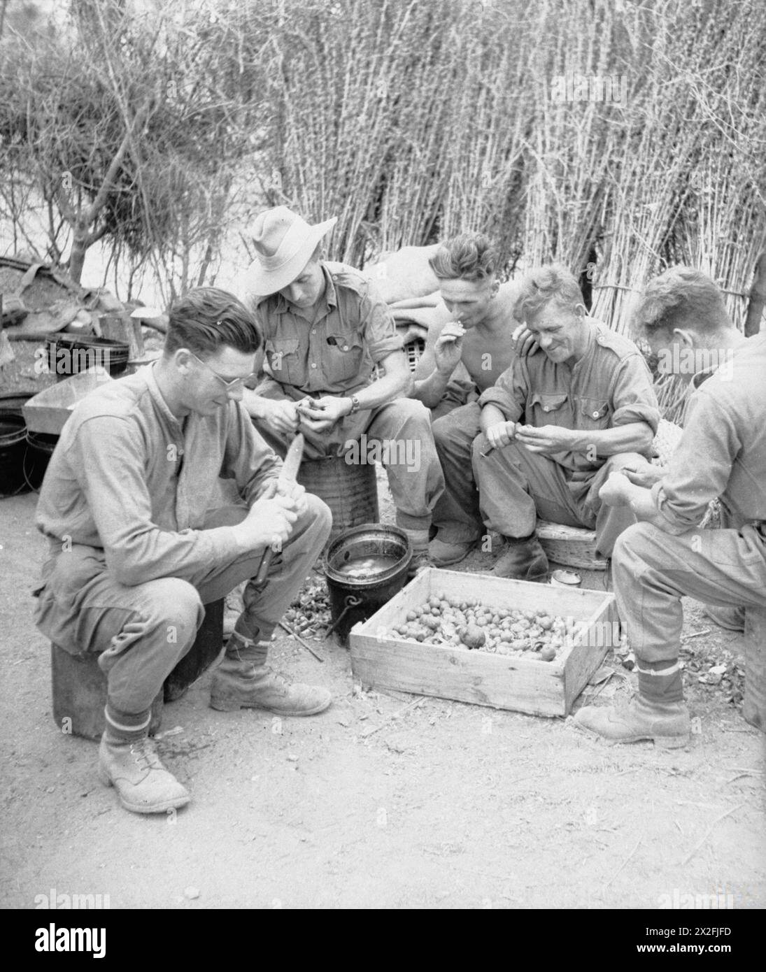THE BRITISH ARMY IN BURMA 1945 - Men of IV Corps, 20th Division ...
