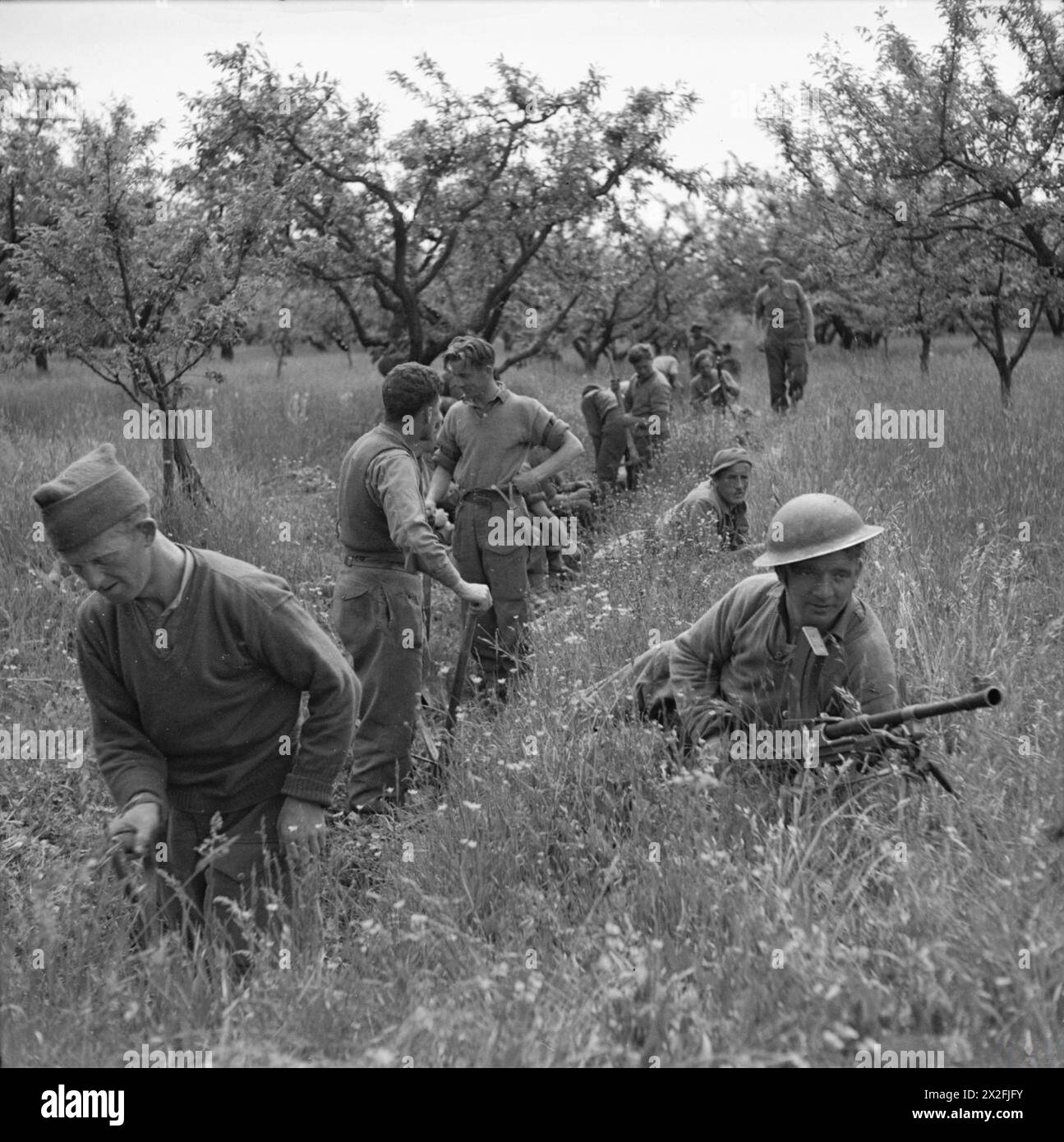 Digging trenches world war ii hi-res stock photography and images - Alamy