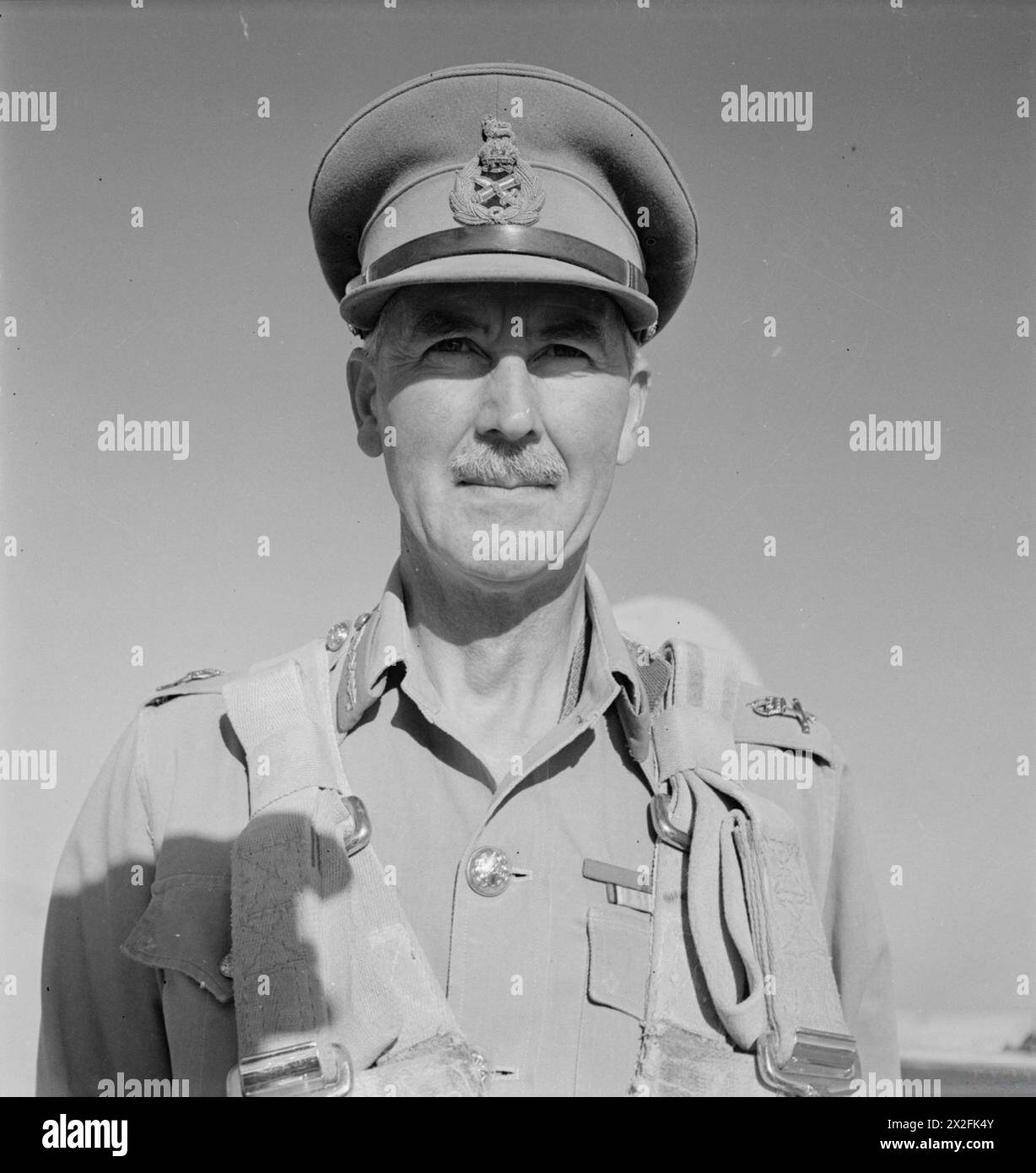 Portrait of Lieutenant General Sir Alan Cunningham (1887–1983) while ...