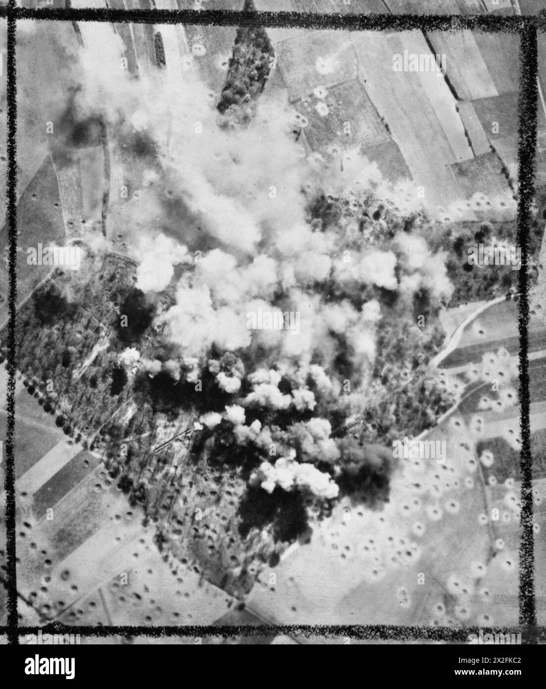 ROYAL AIR FORCE BOMBER COMMAND, 1942-1945. - Vertical aerial photograph ...