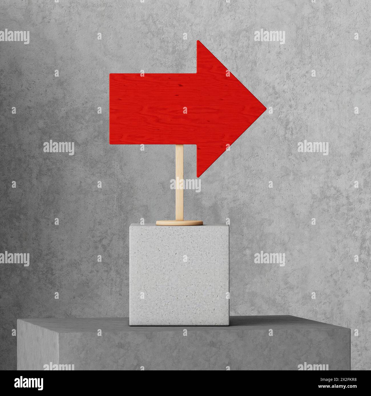 Straight on and right turn arrow hi-res stock photography and images ...