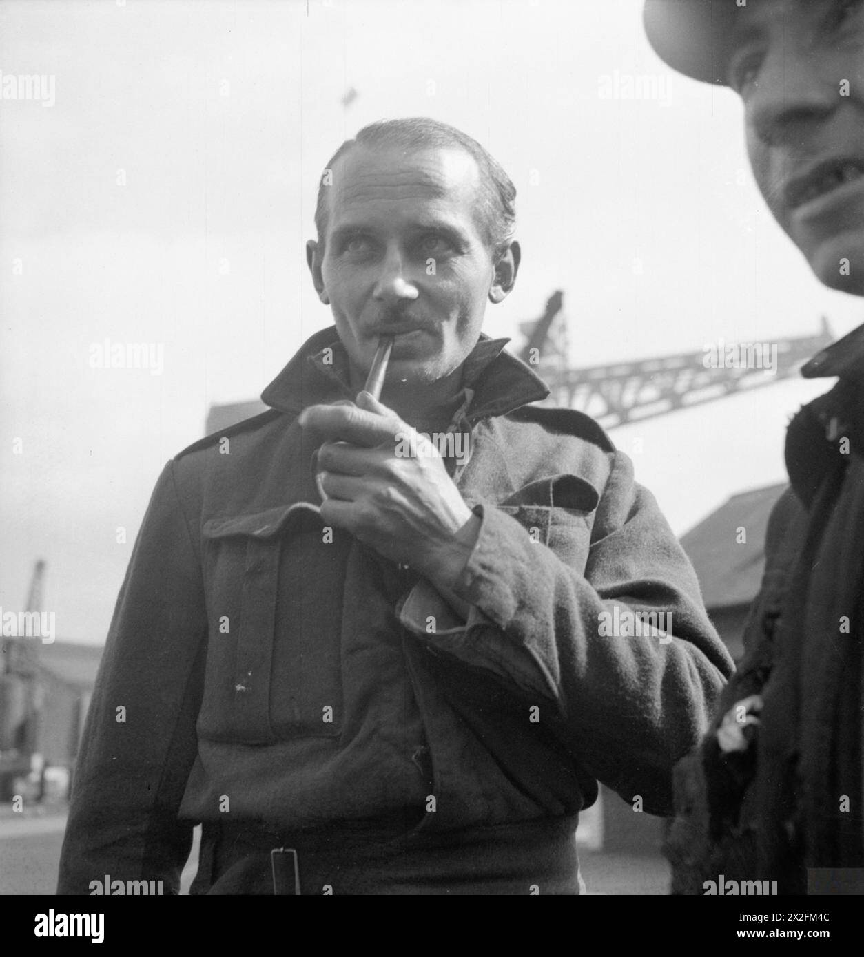 CECIL BEATON PHOTOGRAPHS: TYNESIDE SHIPYARDS, 1943 - Close up portrait ...