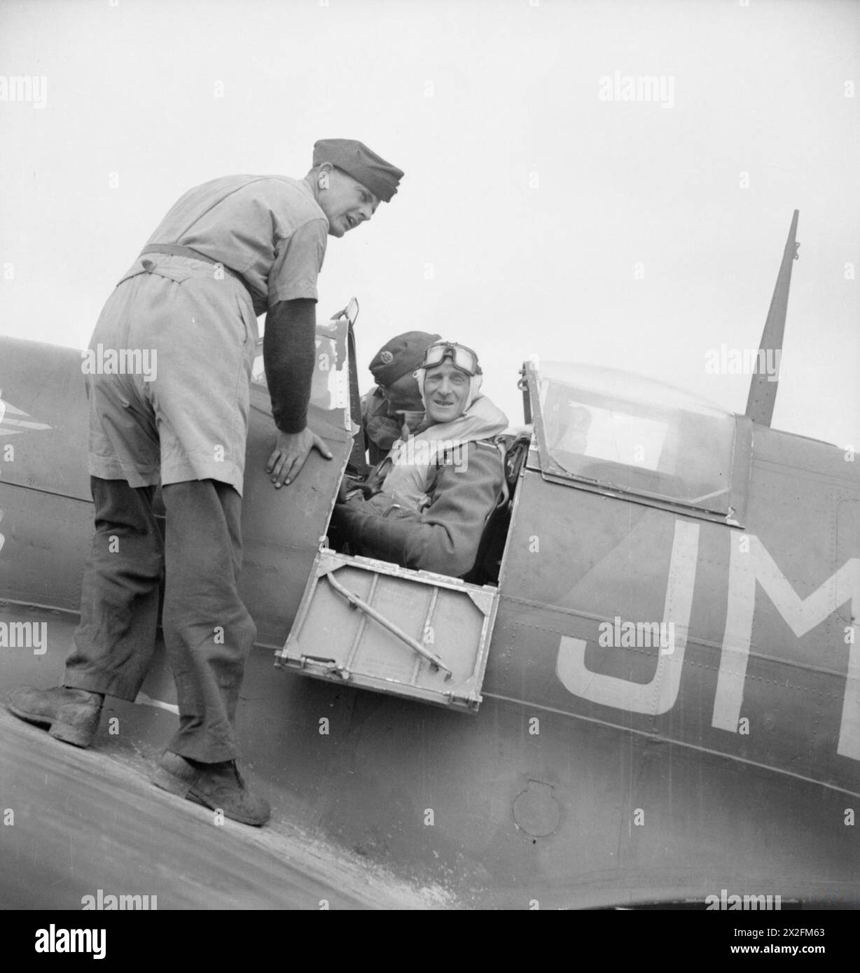 Air Vice-Marshal Sir Keith Park, commanding officer of RAF Malta ...