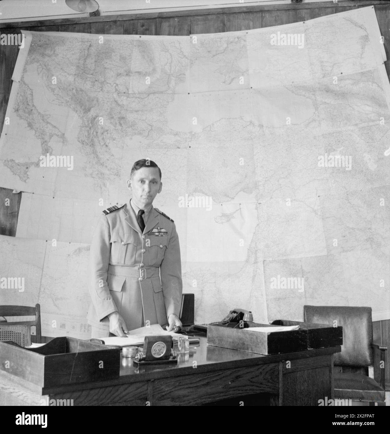 CECIL BEATON IN THE MIDDLE EAST FEBRUARY-JULY 1942 - Tedder standing ...