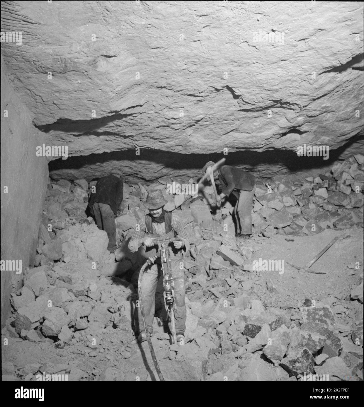 UNDERGROUND FACTORY: EVERYDAY LIFE IN AN UNDERGROUND FACTORY, PROBABLY ...