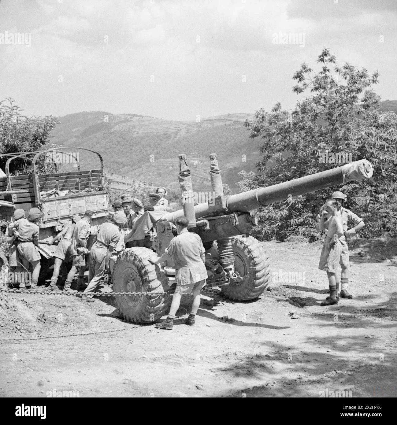 British 5 5 inch artillery gun hi-res stock photography and images - Alamy