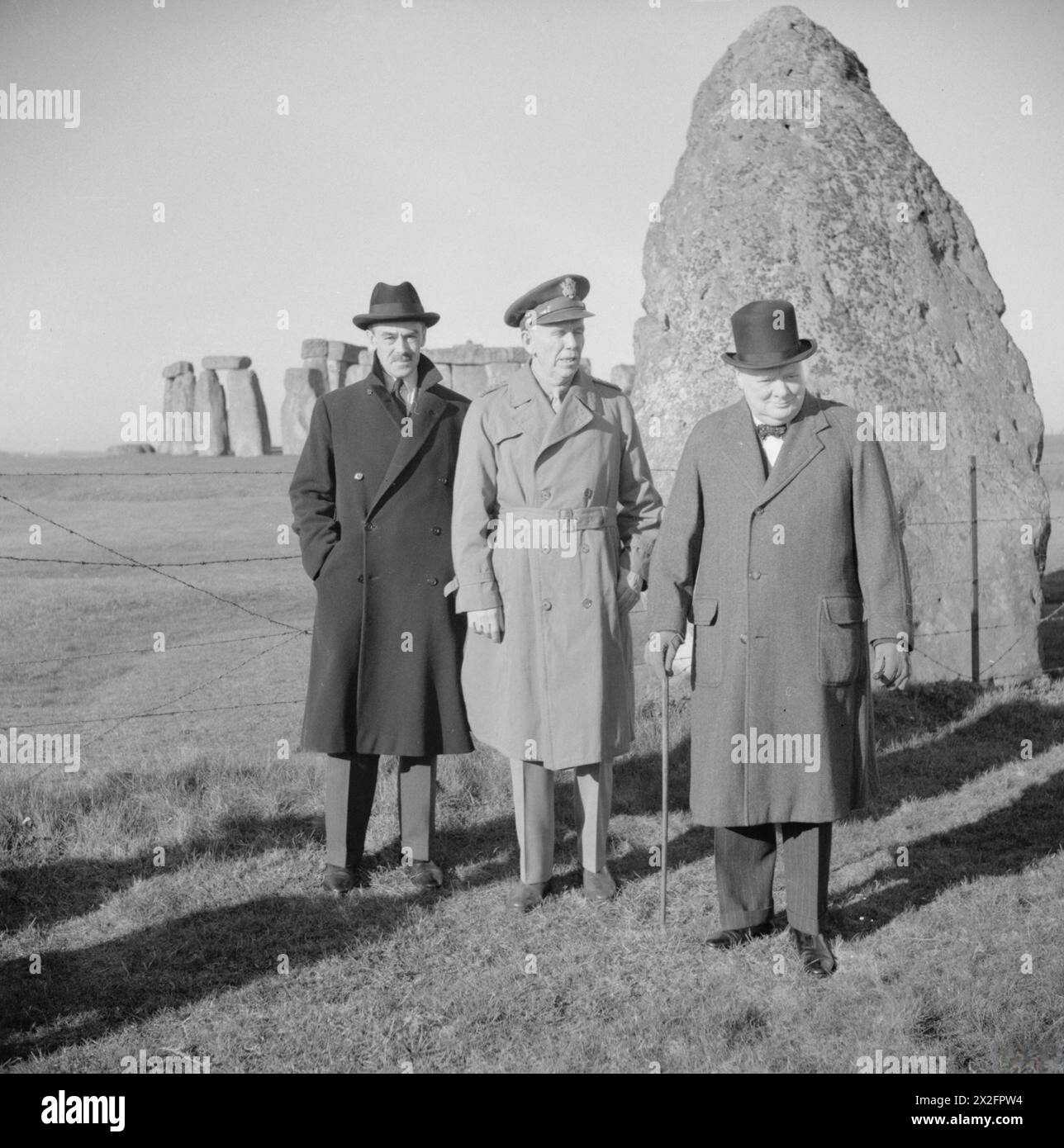 Winston Churchill visits troops at Southern Command and stops at ...