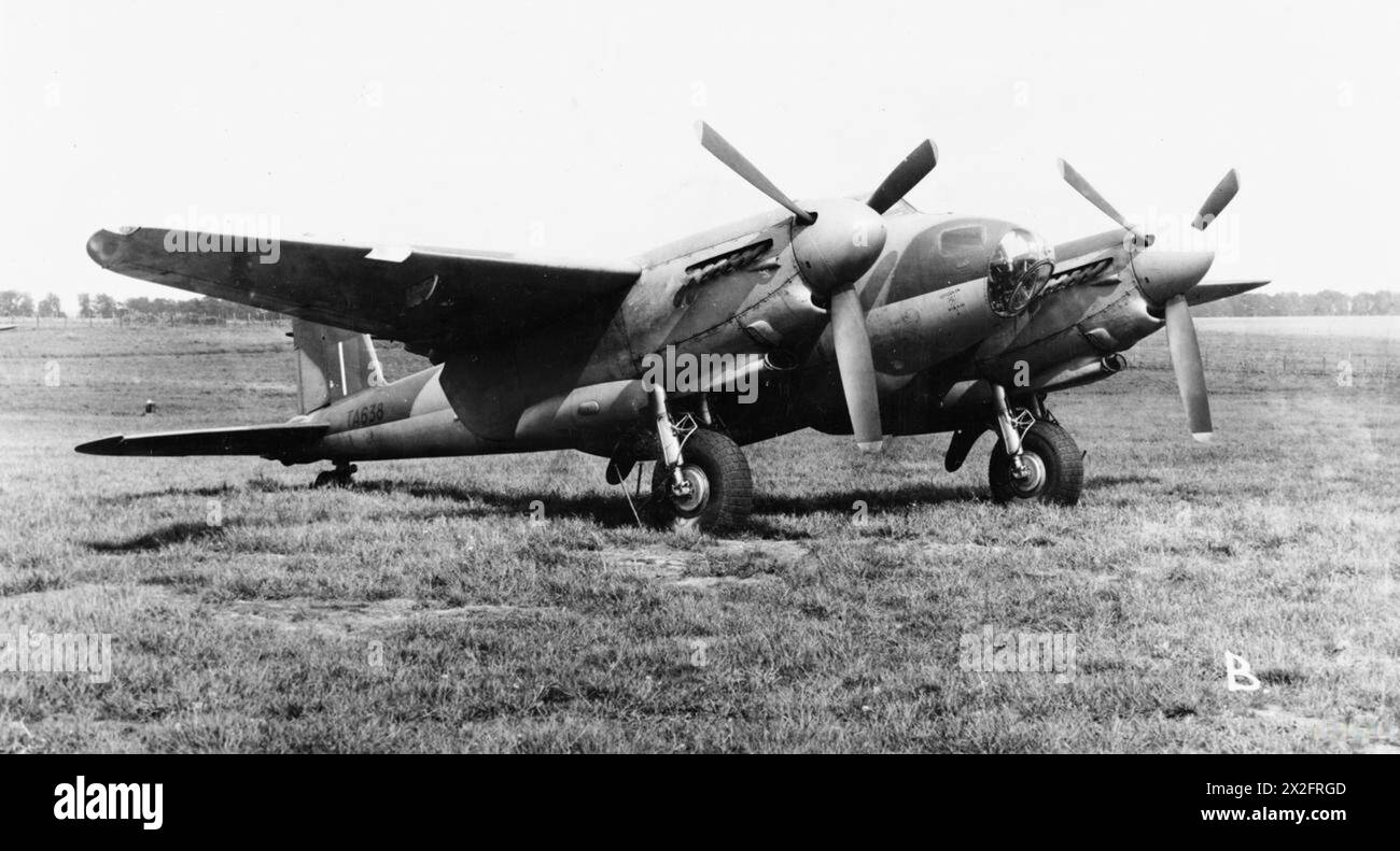 A British de Havilland Mosquito B35 aircraft from 1945, representative ...