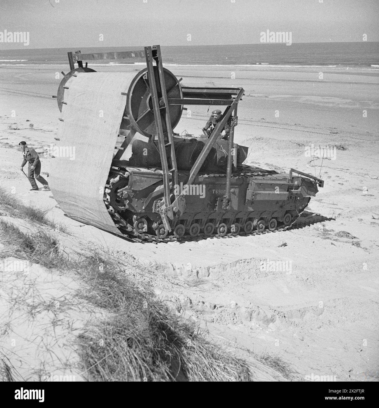 Churchill AVRE Type C Mark II armored vehicle Royal Engineers ...