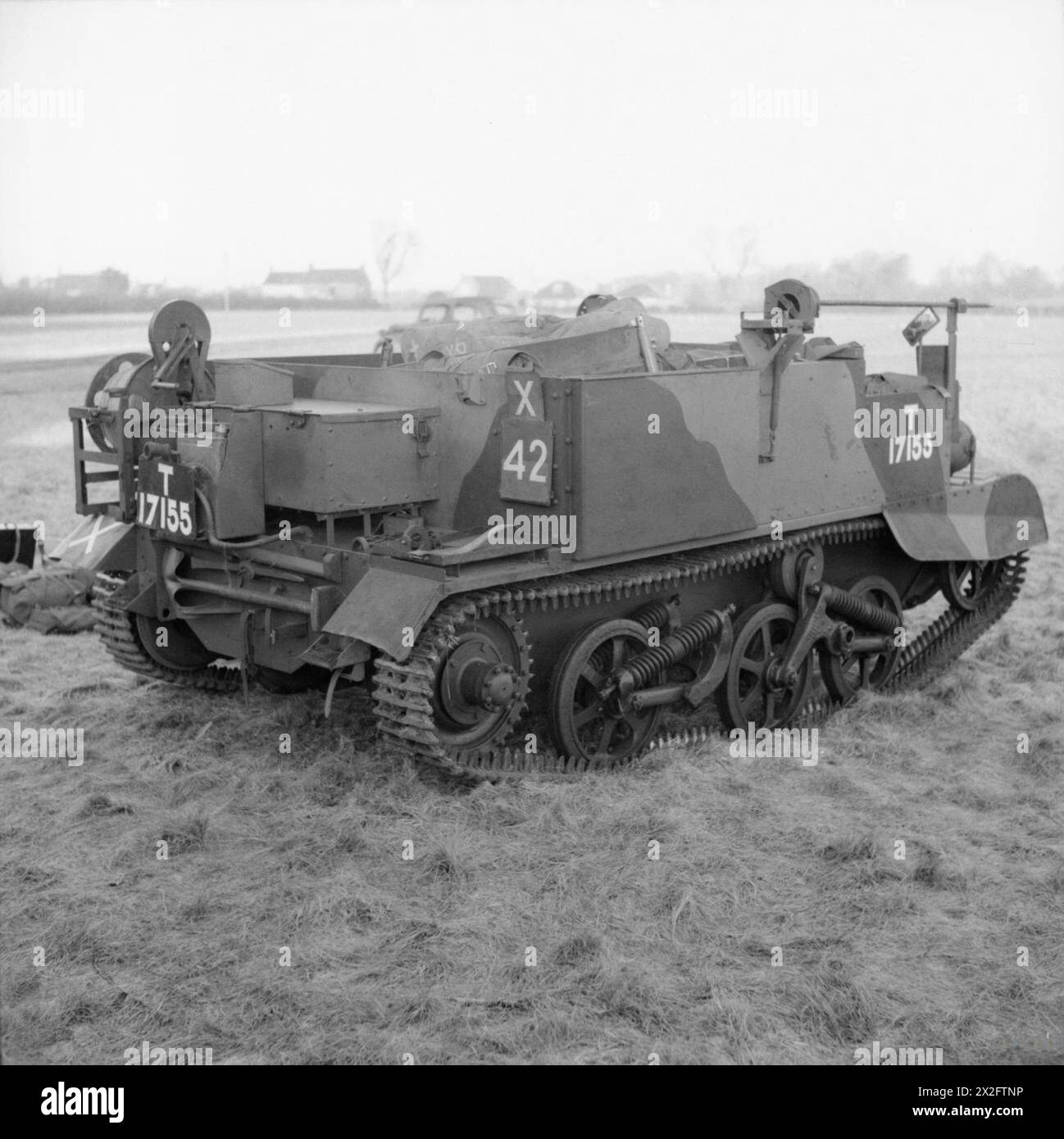 A Universal Carrier Mk I is configured as an Artillery Observation Post ...