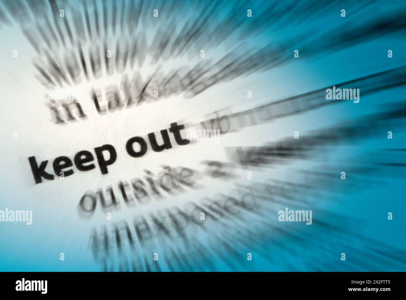 Keep out no entry hi-res stock photography and images - Alamy