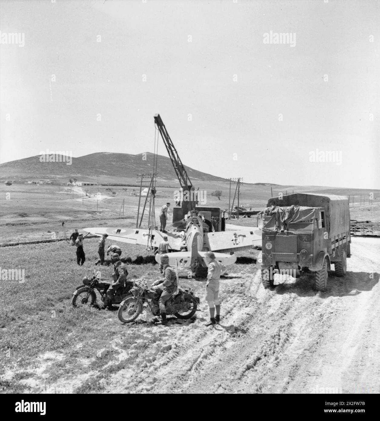 A Royal Air Force Repair and Salvage Unit, possibly No. 108 R&SU ...