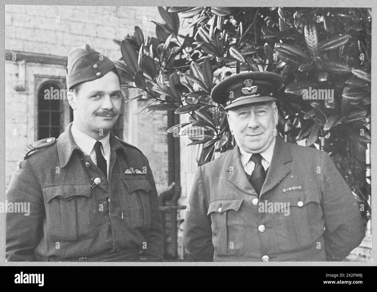 Squadron Leader G.B. Warnes, commanding officer of a RAF Fighter ...