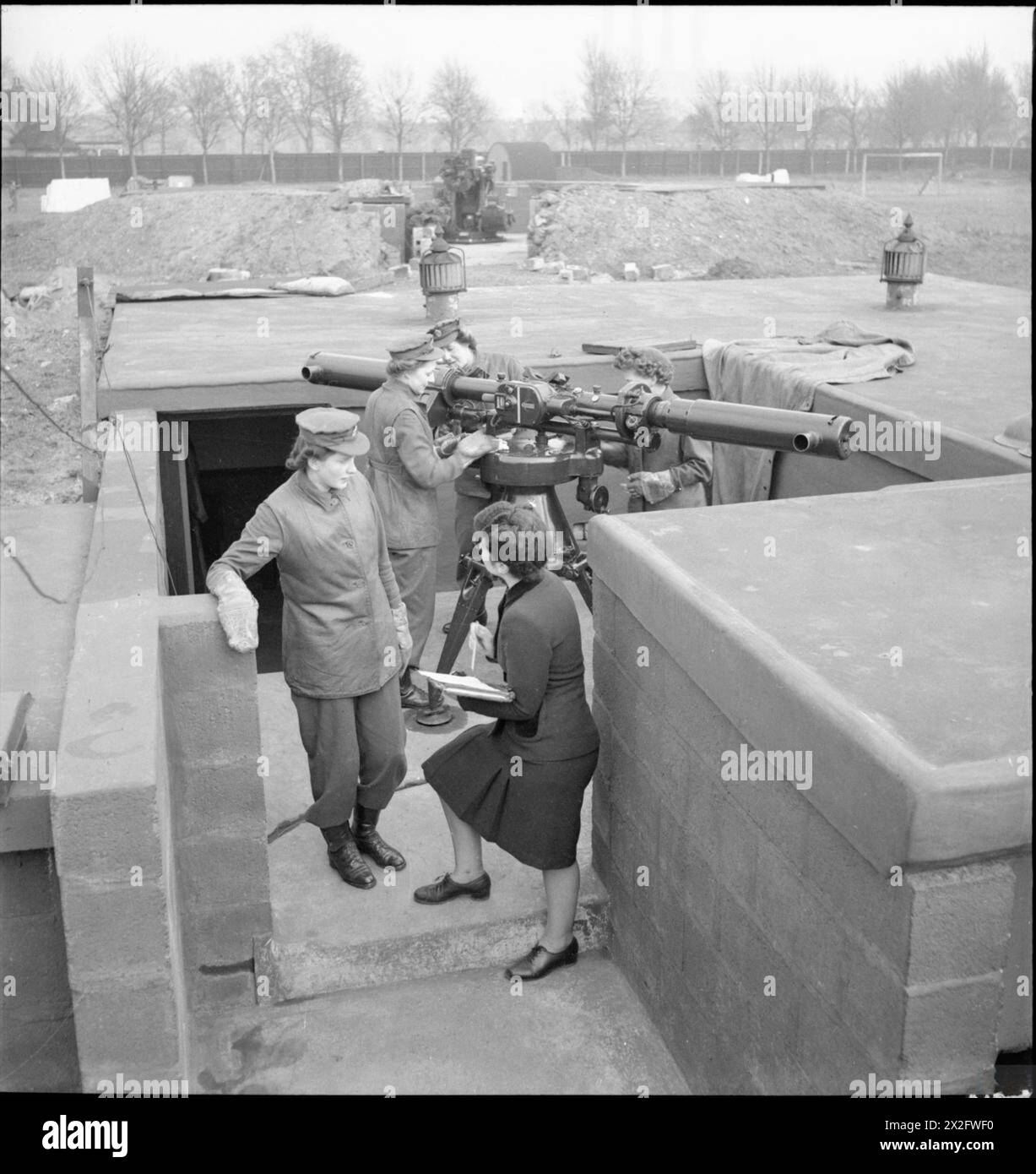 Wartime Social Survey interviewer Mrs Goalem questions ATS Private Mary ...