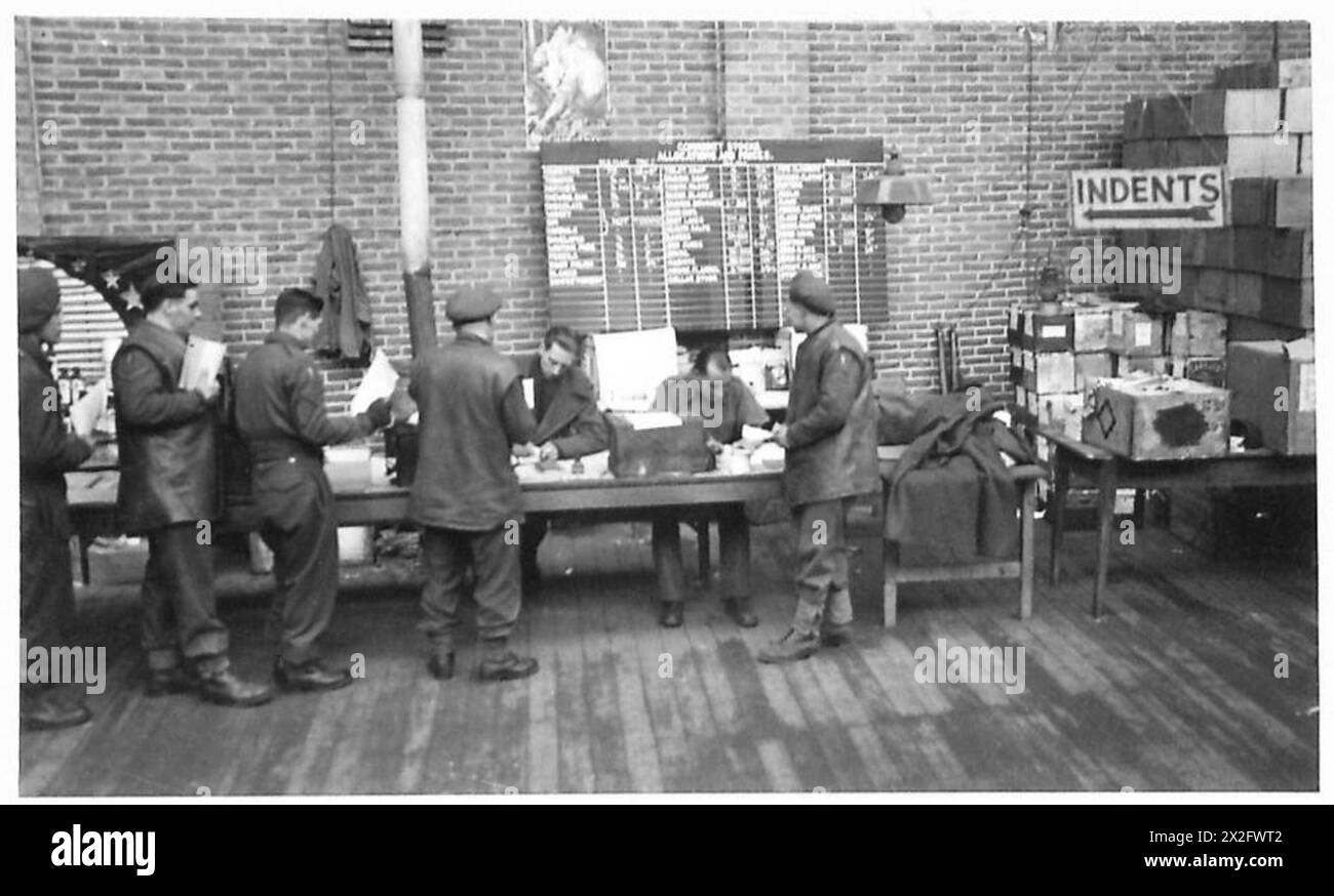 THE BLACK MARKET - More work: but paper work this time. Indent forms ...