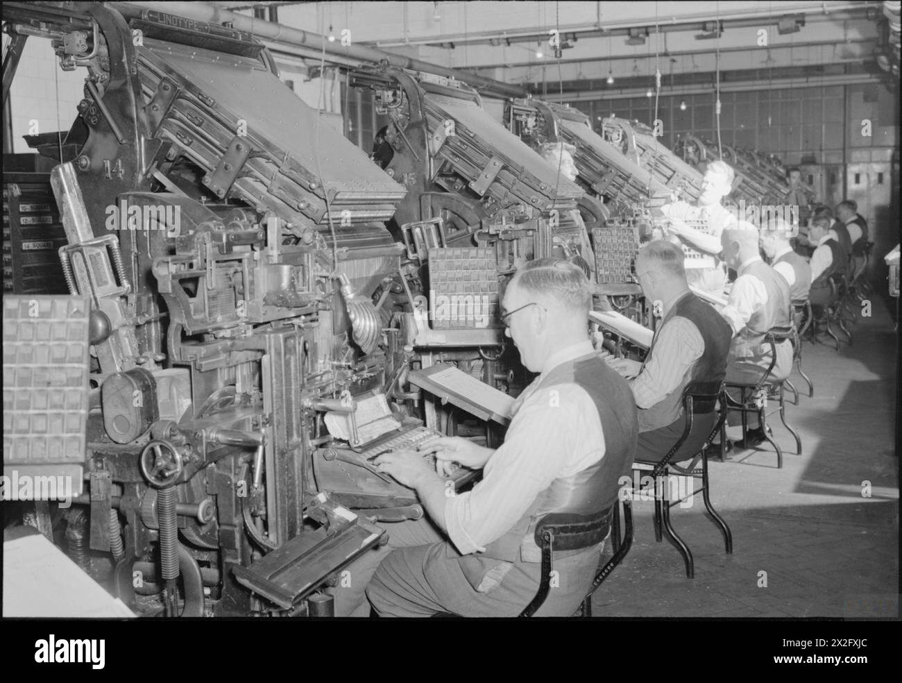 Composing room newspaper hi-res stock photography and images - Alamy