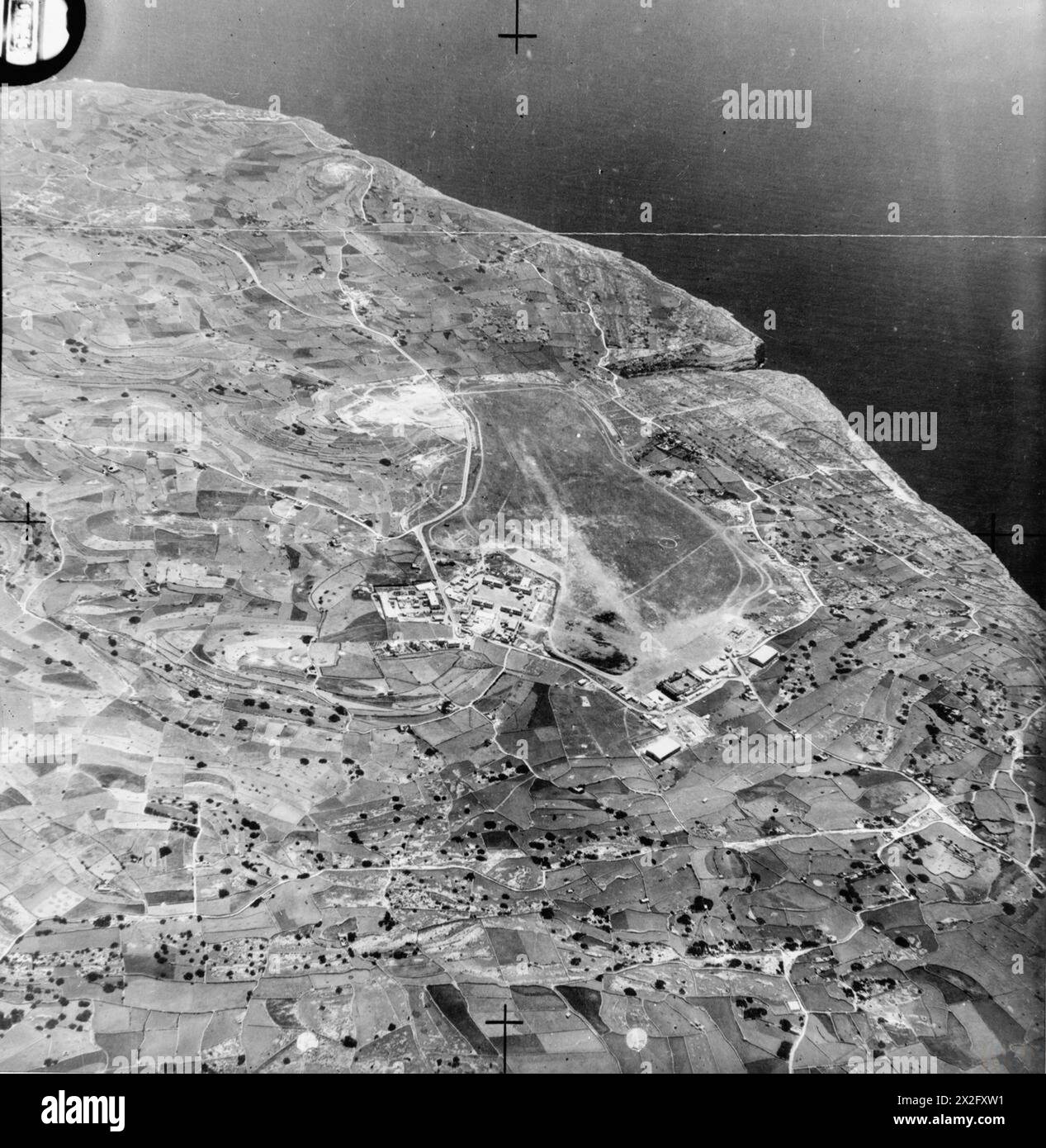 ROYAL AIR FORCE OPERATIONS IN MALTA, GIBRALTAR AND THE MEDITERRANEAN, 1940-1945. - High oblique ...