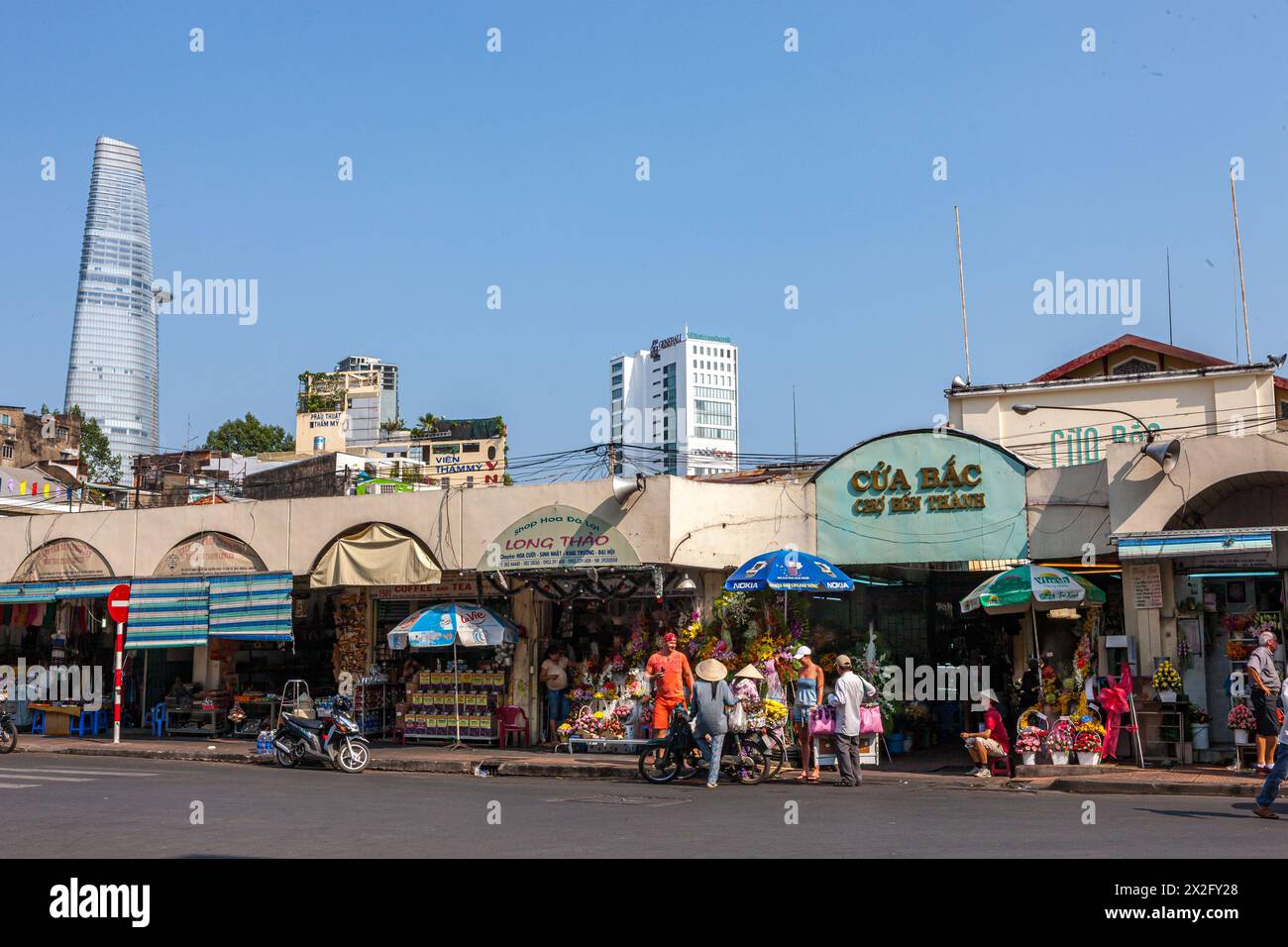 Vietnam, Ho Chi Minh City, Saigon, Old and new architecture Stock Photo ...