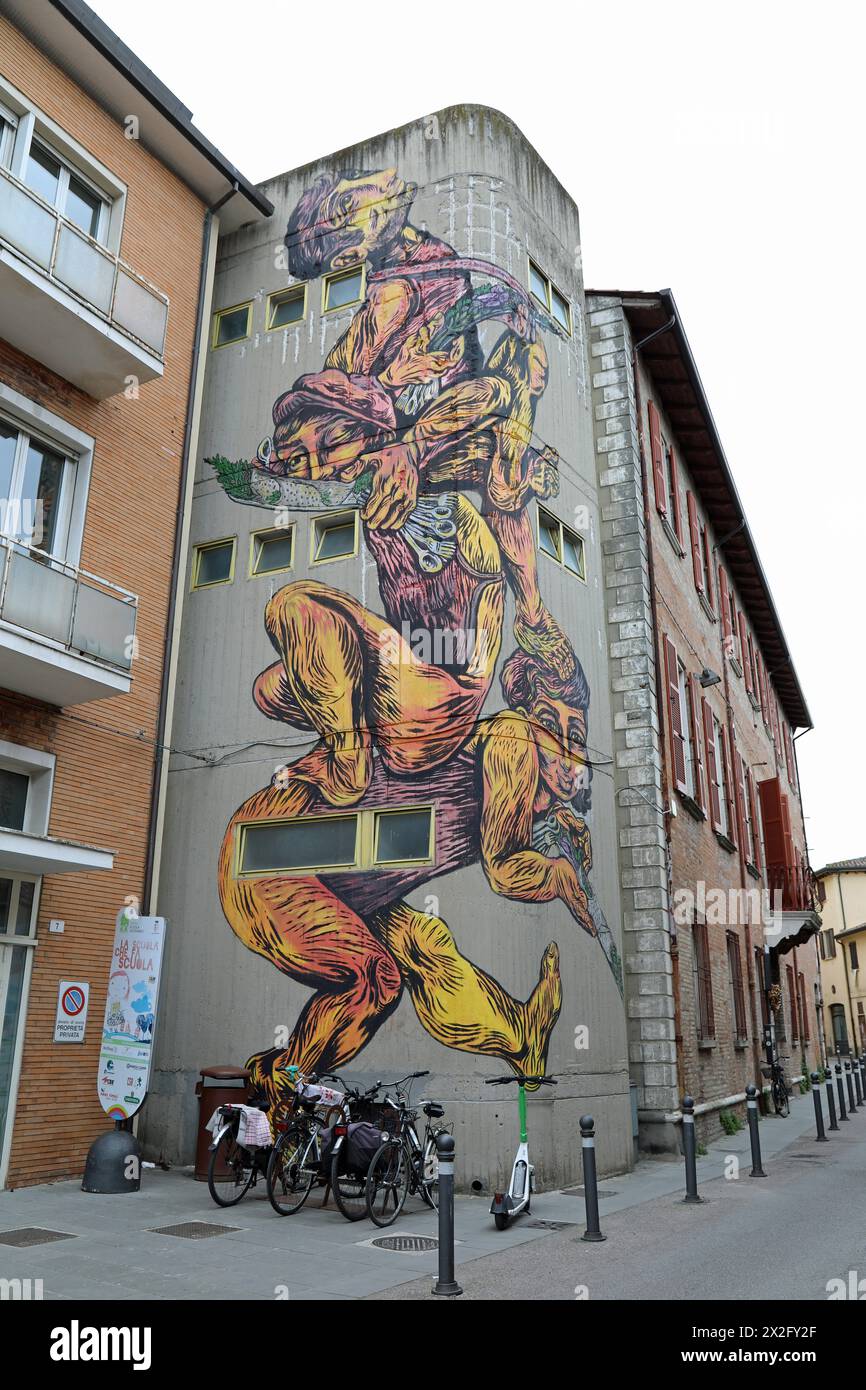Italian mural hi-res stock photography and images - Alamy