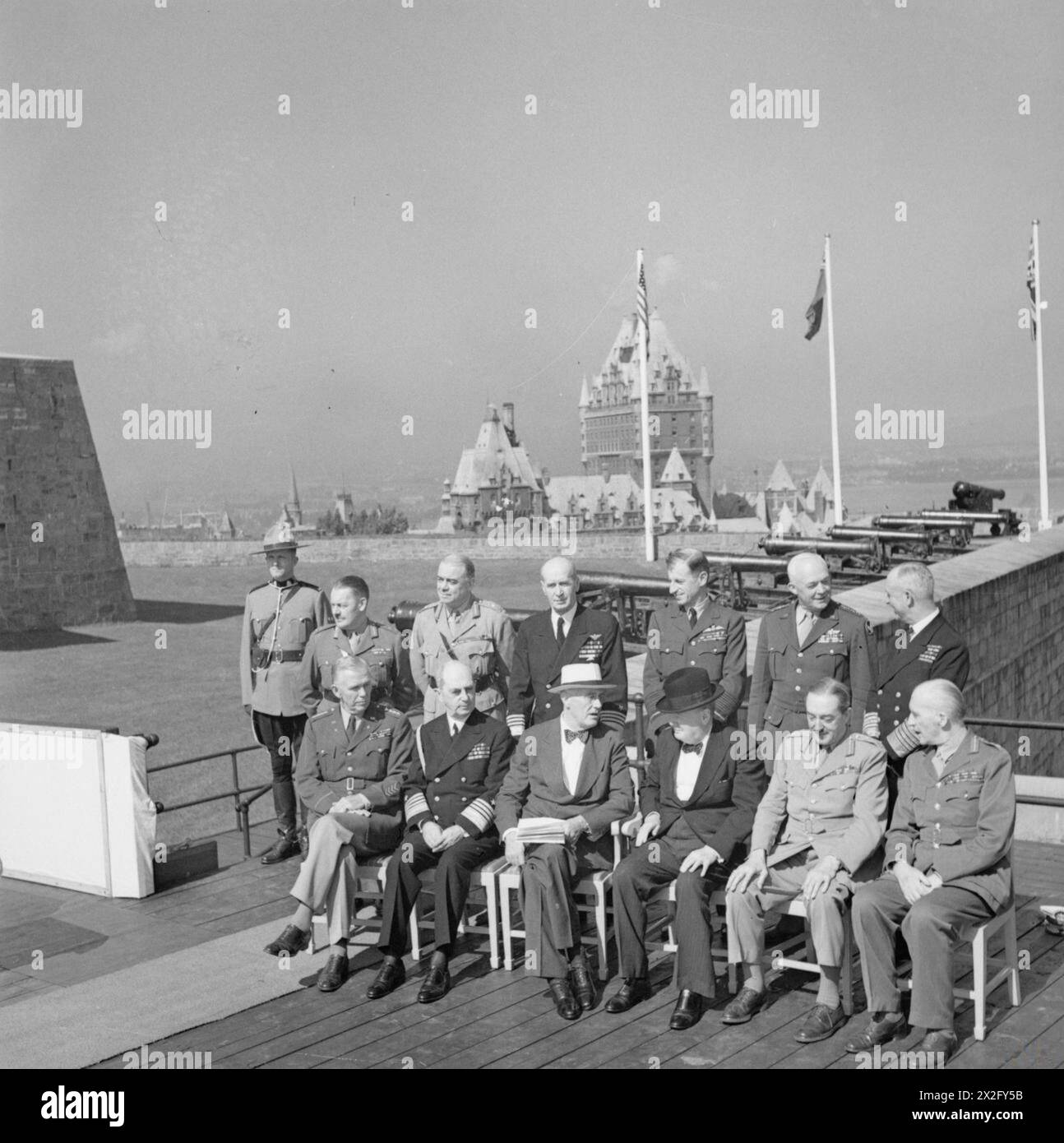 WINSTON CHURCHILL AT THE SECOND QUEBEC CONFERENCE, SEPTEMBER 1944 ...