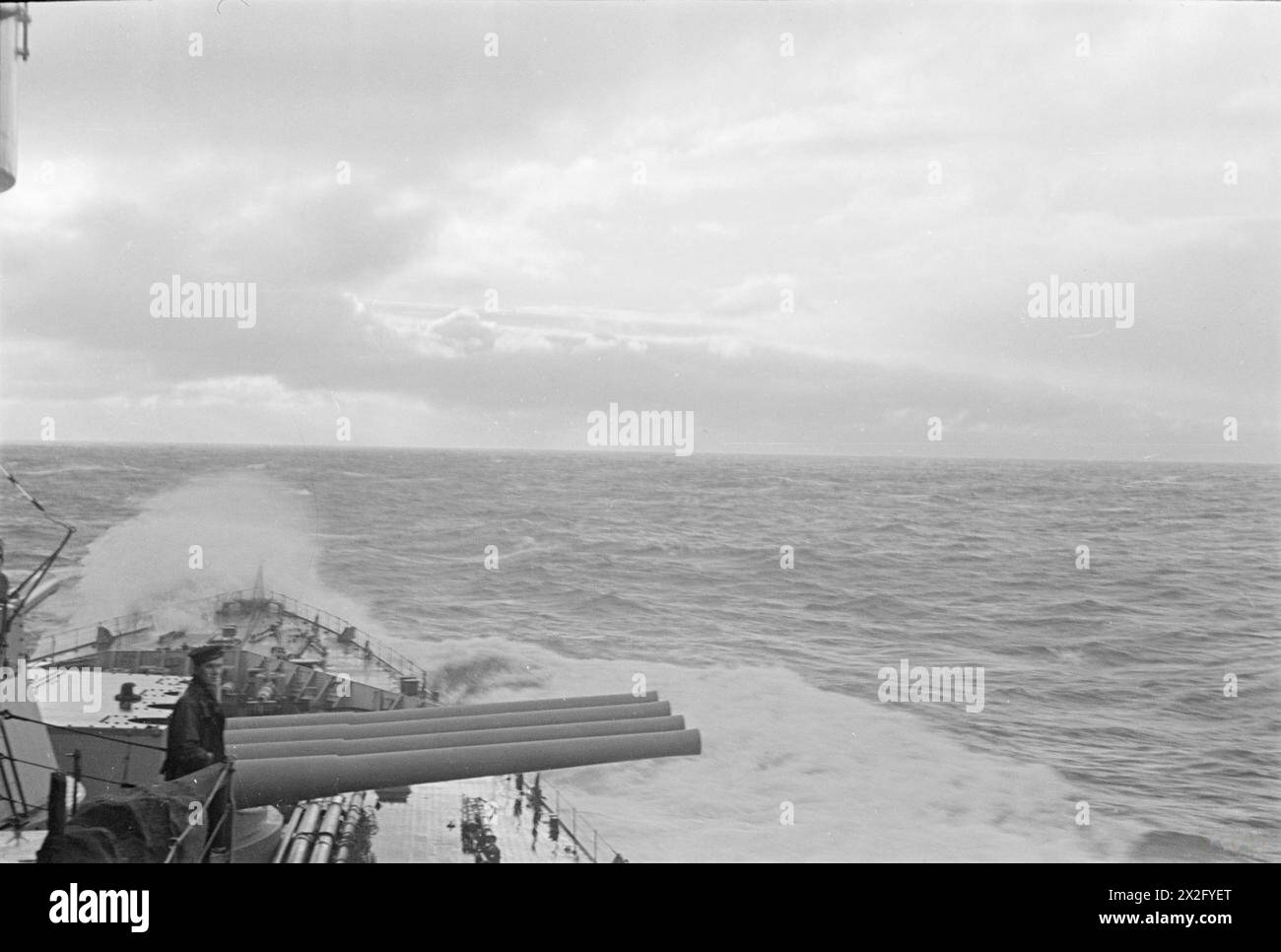 ON BOARD HMS KING GEORGE V ON HER WAY TO AMERICA WITH LORD HALIFAX IN ...
