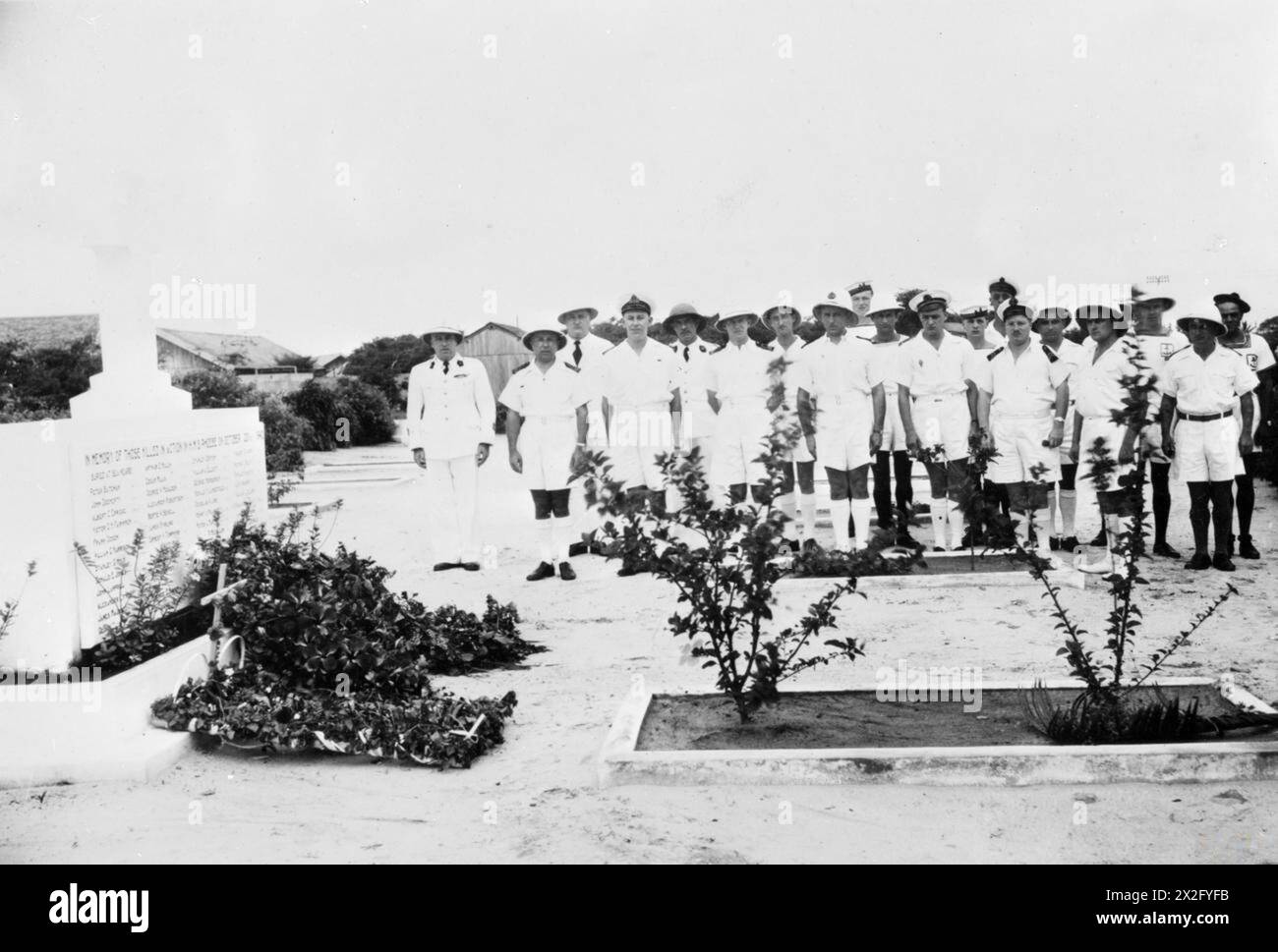 PHOEBE MEN HONOURED. 11 NOVEMBER 1944, POINTE NOIRE, WEST AFRICA ...