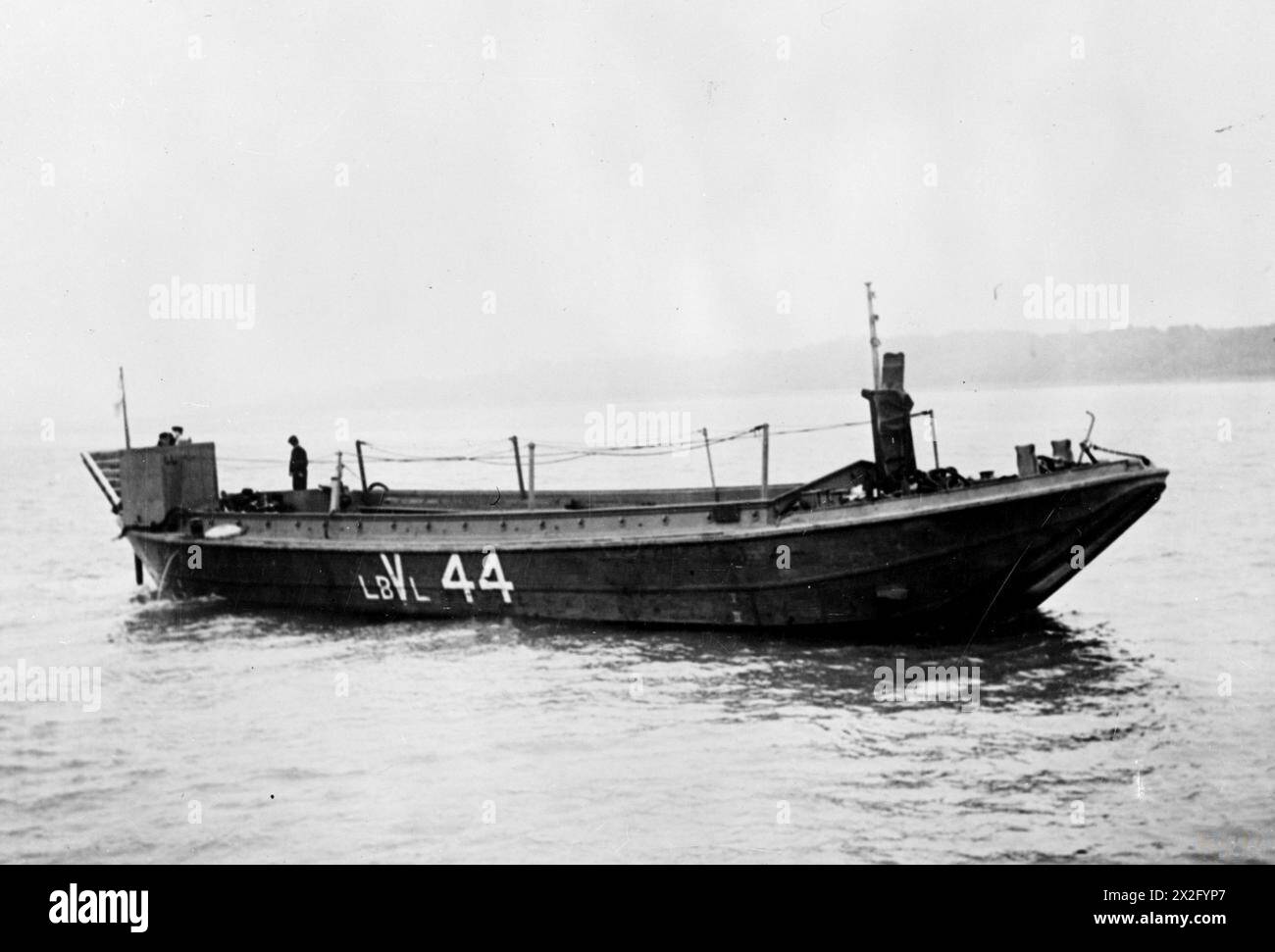 Landing Barge Vehicles (LBV) were used to transport troops, equipment ...