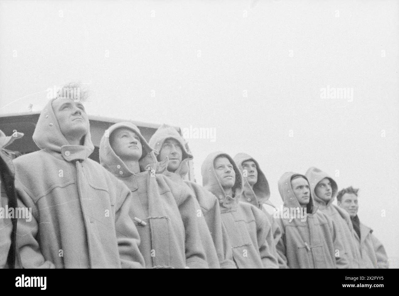 WITH A DESTROYER FLOTILLA AT SEA. AUGUST 1940, ON BOARD SHIPS OF THE ...