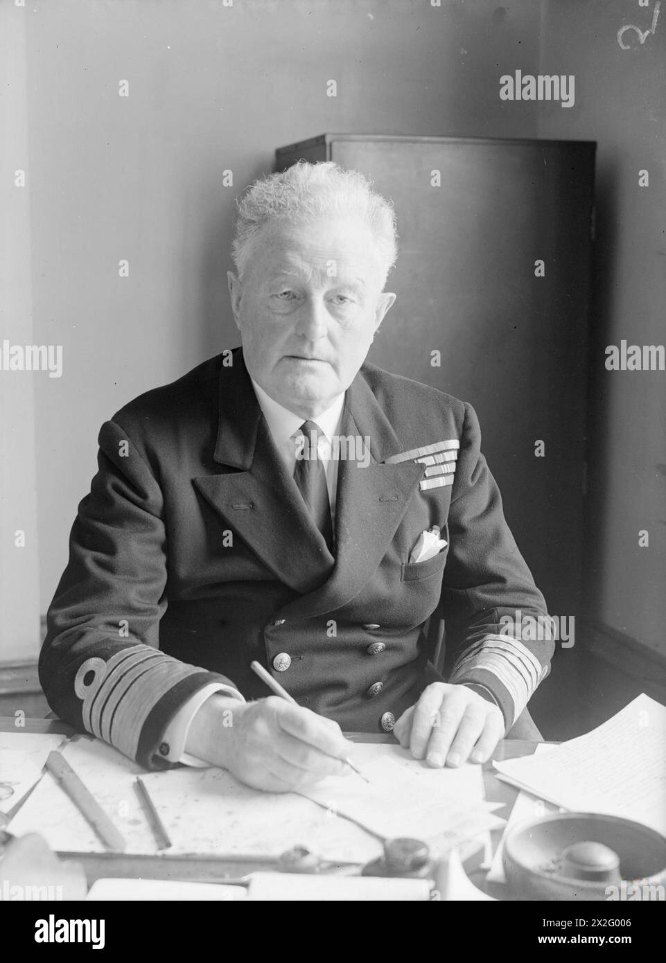Admiral Sir William M. James, GCB, MP, Chief of Naval Information ...