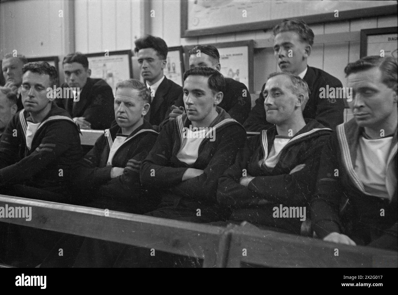 HMS DEFIANCE, TRAINING ESTABLISHMENT. SEPTEMBER 1940, HMS DEFIANCE ...