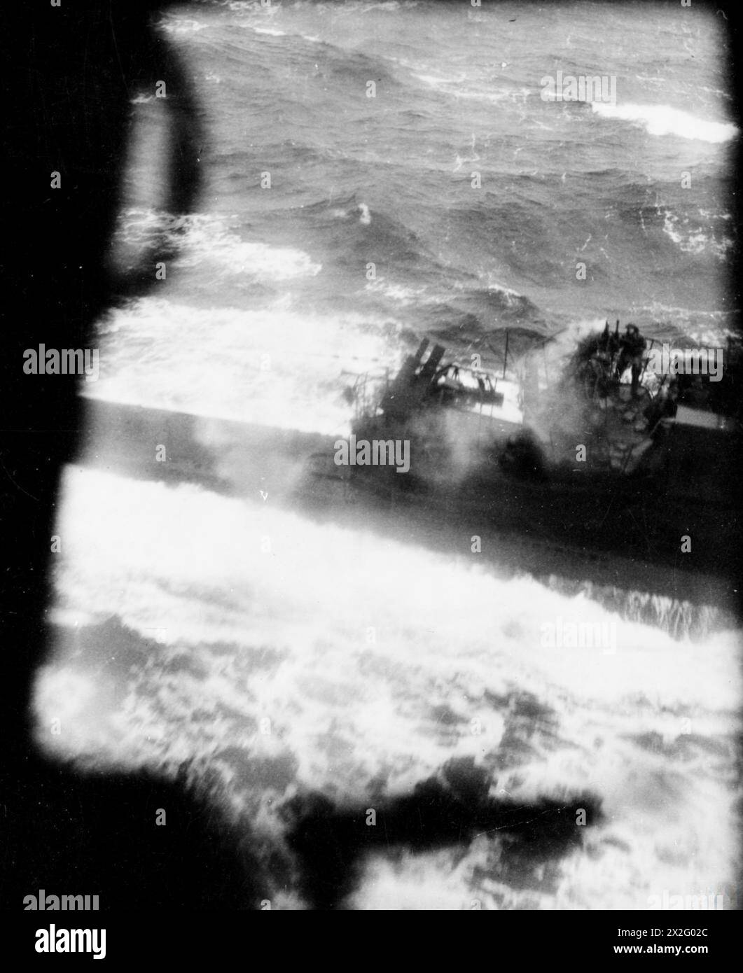 FLEET AIR ARM IN CONVOY ACTION. 3 APRIL 1944, AVENGER AIRCRAFT FROM TWO ...