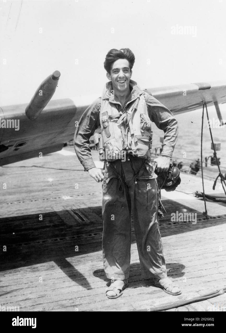 NAVAL AIRMEN WITH THE BRITISH EAST INDIES FLEET. 28 JUNE 1945, COLOMBO ...