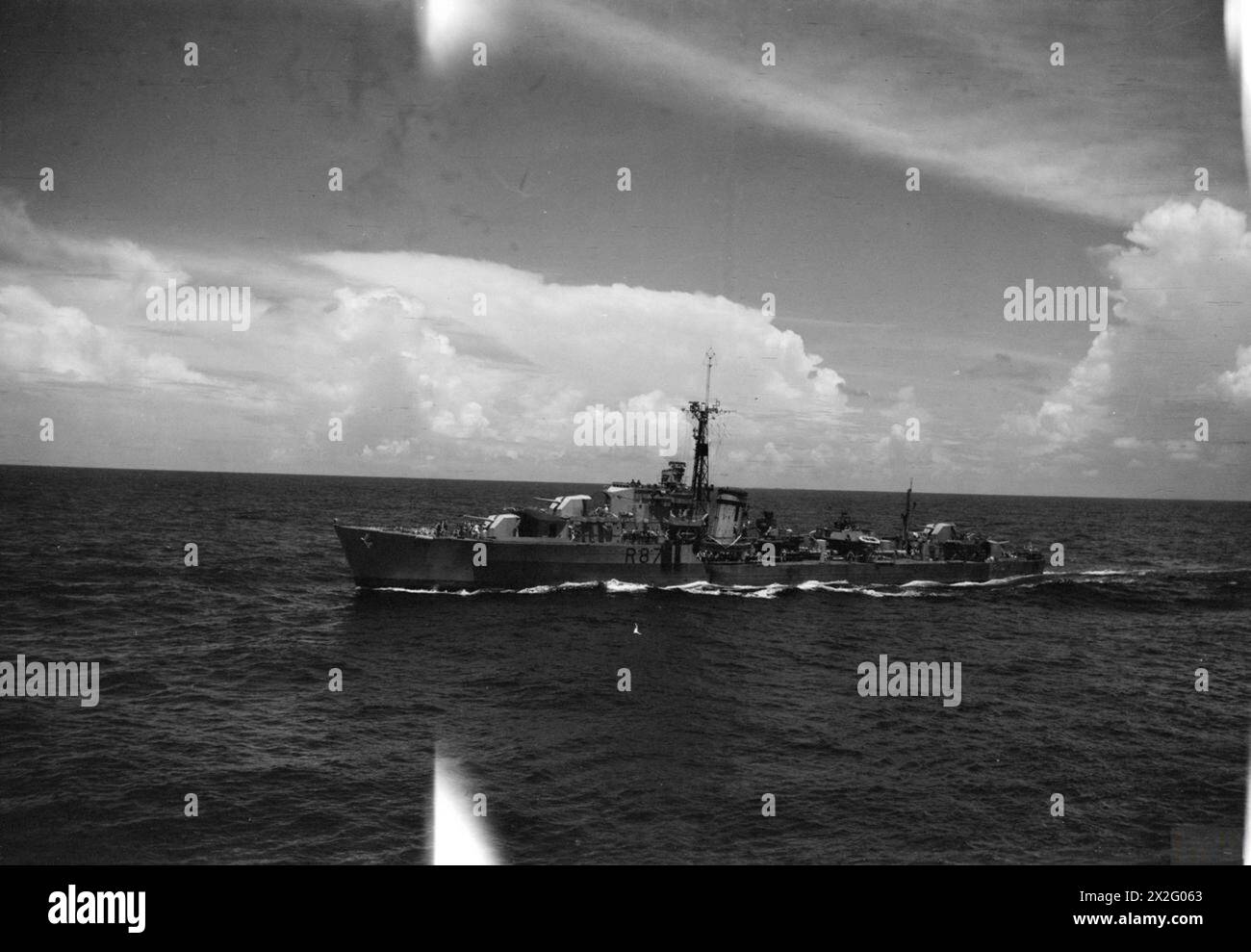 WITH THE ILLUSTRIOUS. FEBRUARY 1945, ON BOARD THE CARRIER HMS ...