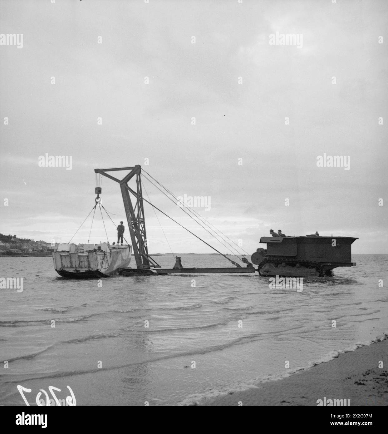 AT HMS APPLEDORE, DEVON. JUNE 1945, ACTIVITIES OF THE NAVY'S LANDING ...