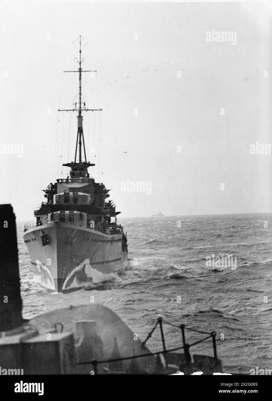 DESTROYERS AT SEA. OCTOBER 1940, ON BOARD HMS INTREPID, AT SEA OFF ...