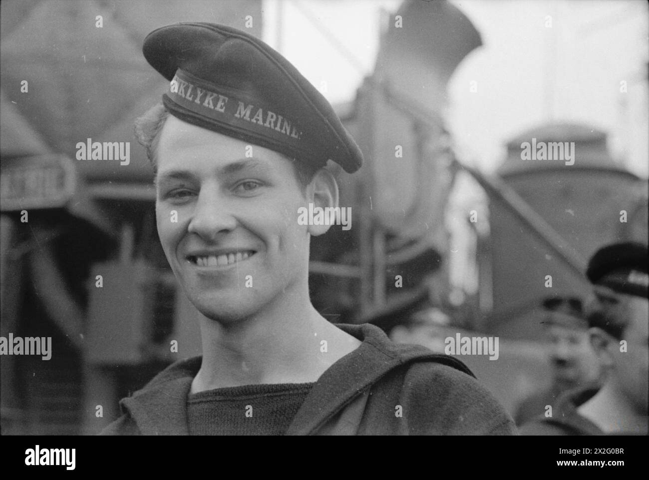 WITH THE ROYAL NETHERLANDS NAVY. 1940, OR 1941. ON BOARD A DUTCH ...