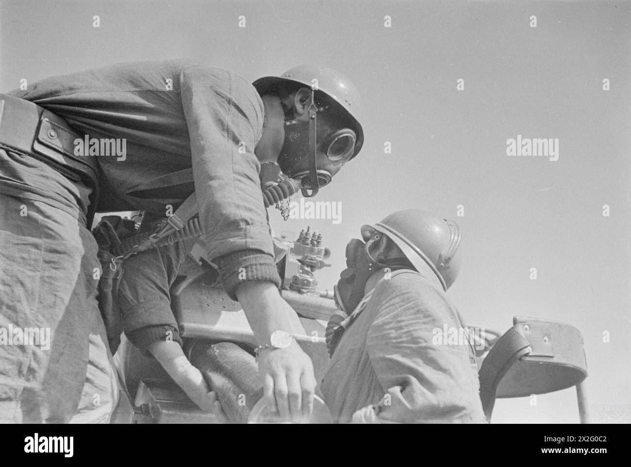 The French sloop Commandant Duboc, fully crewed by Free French ...