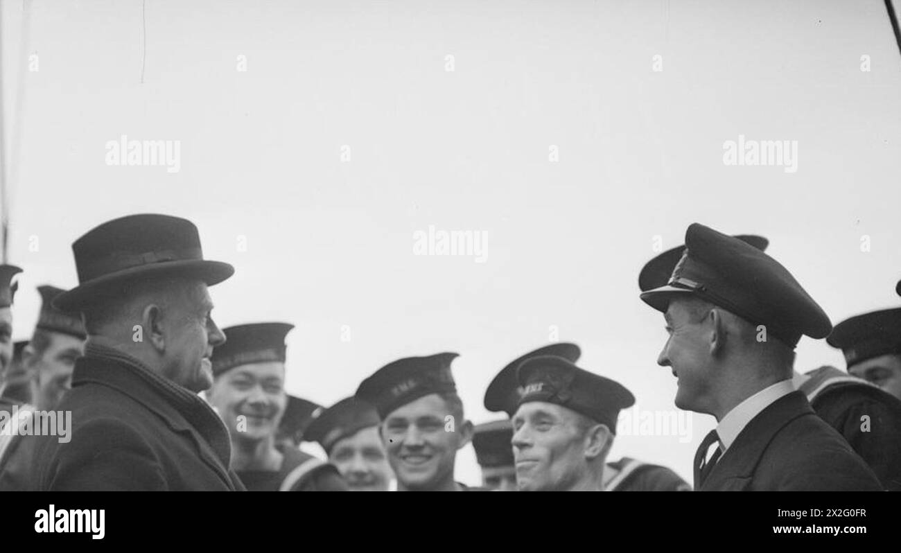 HIGH COMMISSIONER OF NEW ZEALAND, MR W J JORDAN, VISITS GREENOCK AND ...