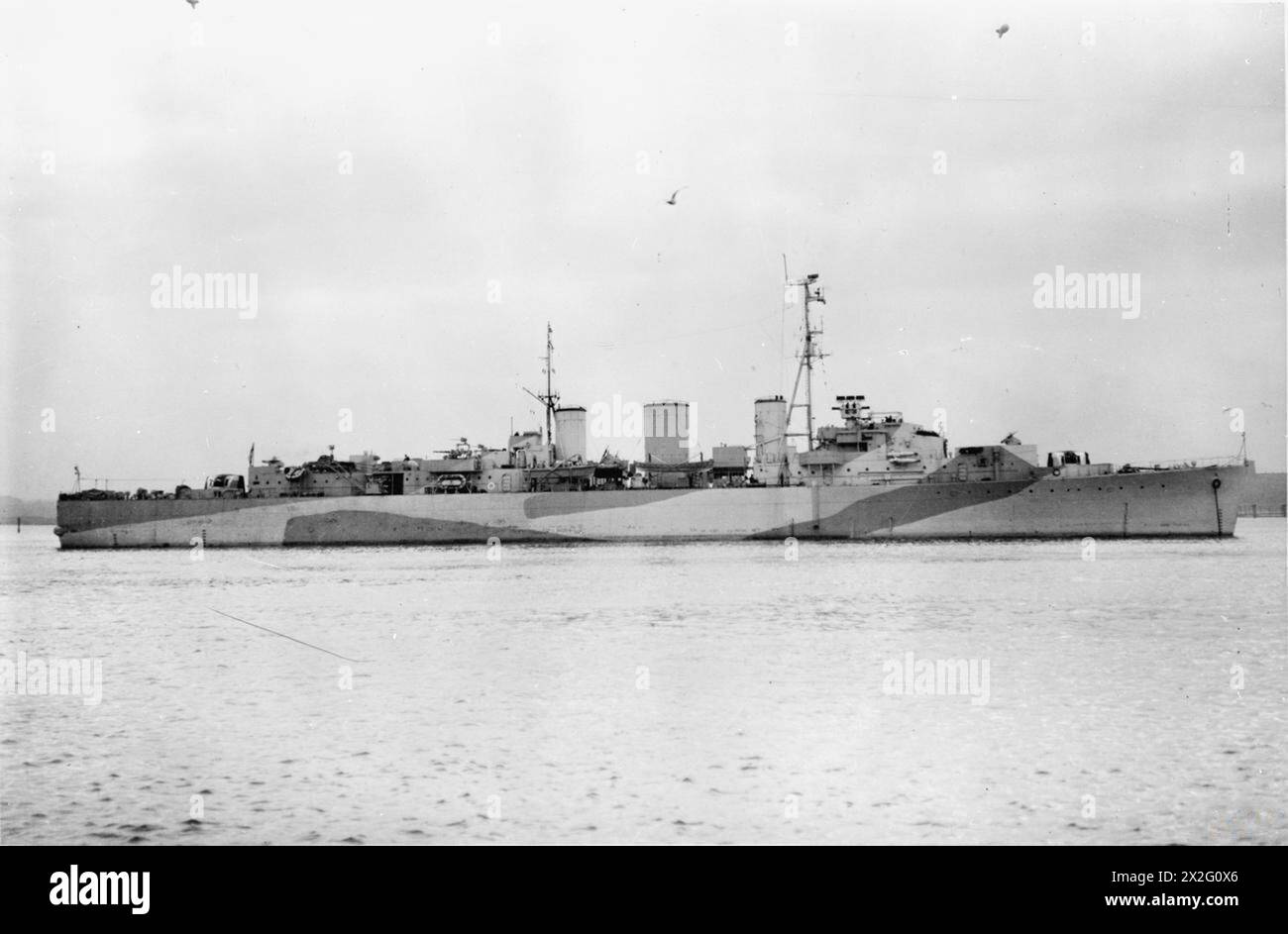 HMS APOLLO, NEW ABDIEL CLASS MINELAYER. - Broadside view Stock Photo ...