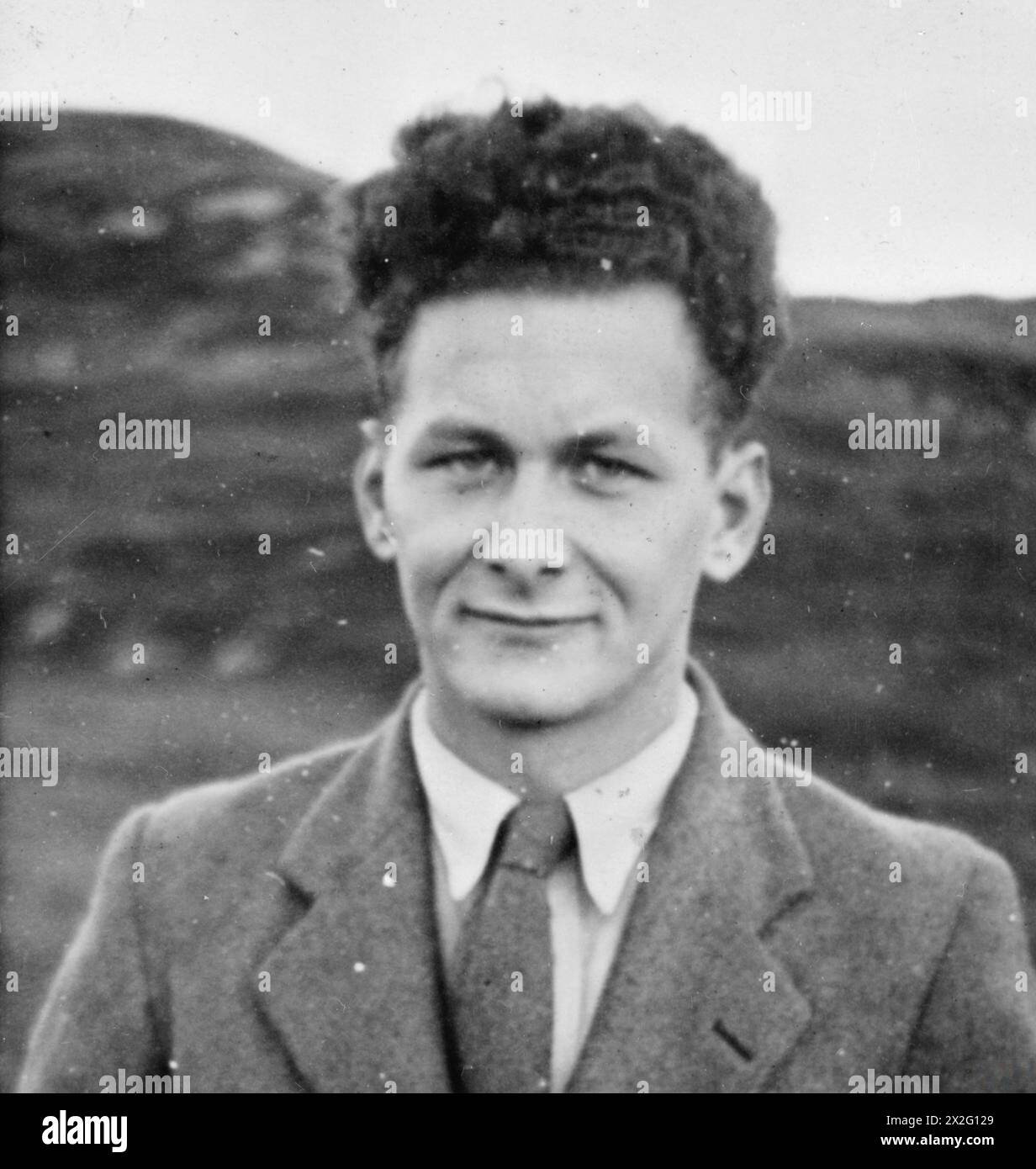 Leading Signalman A. Ferrier from Elgin, Scotland, is pictured aboard a ...