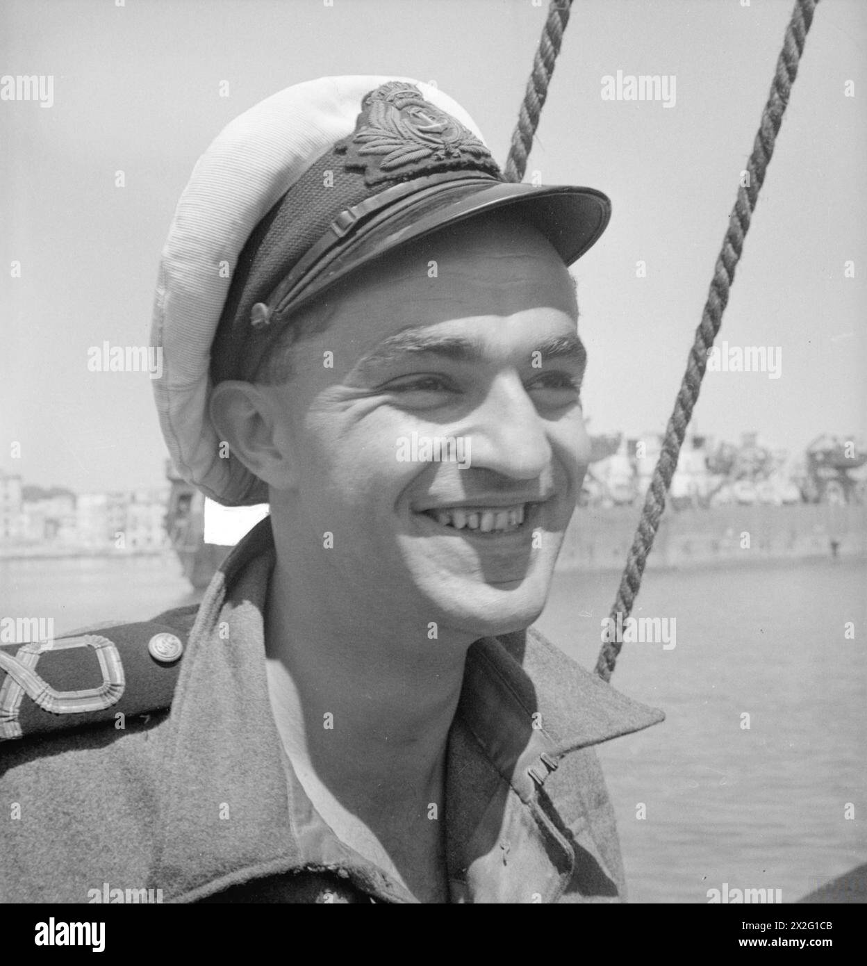 MINESWEEPING OFF ANZIO. MAY 1944, ON BOARD HMMS 88, COMMANDED BY ...