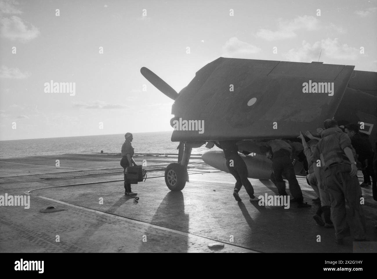 WITH THE EASTERN FLEET ON BOARD HMS INDOMITABLE, AUGUST 1944. - A ...