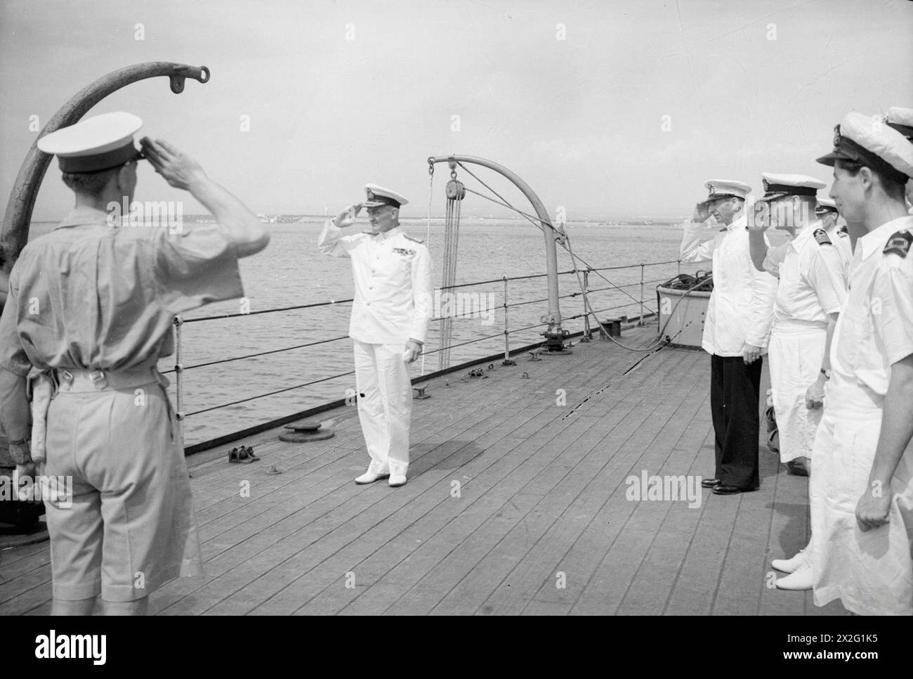 Force Z arrived at Taranto on 10 September 1943 aboard HMS Howe, with ...
