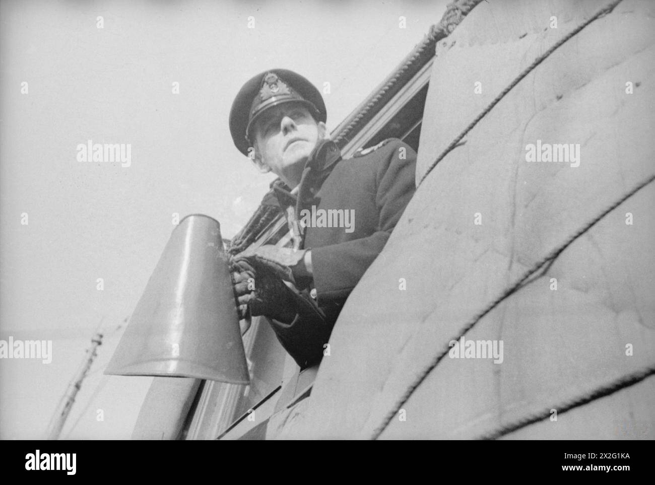 Captain of HMS Cornelian, an auxiliary patrol vessel and ex-fishing ...